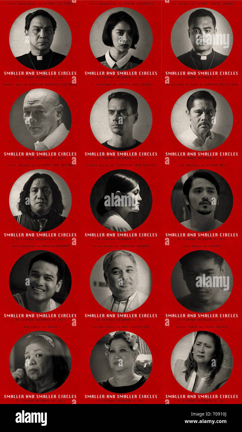 SMALLER AND SMALLER CIRCLES, poster, Nonie Buencamino, Carla Humphries, Sid Lucero, Bembol Roco ...