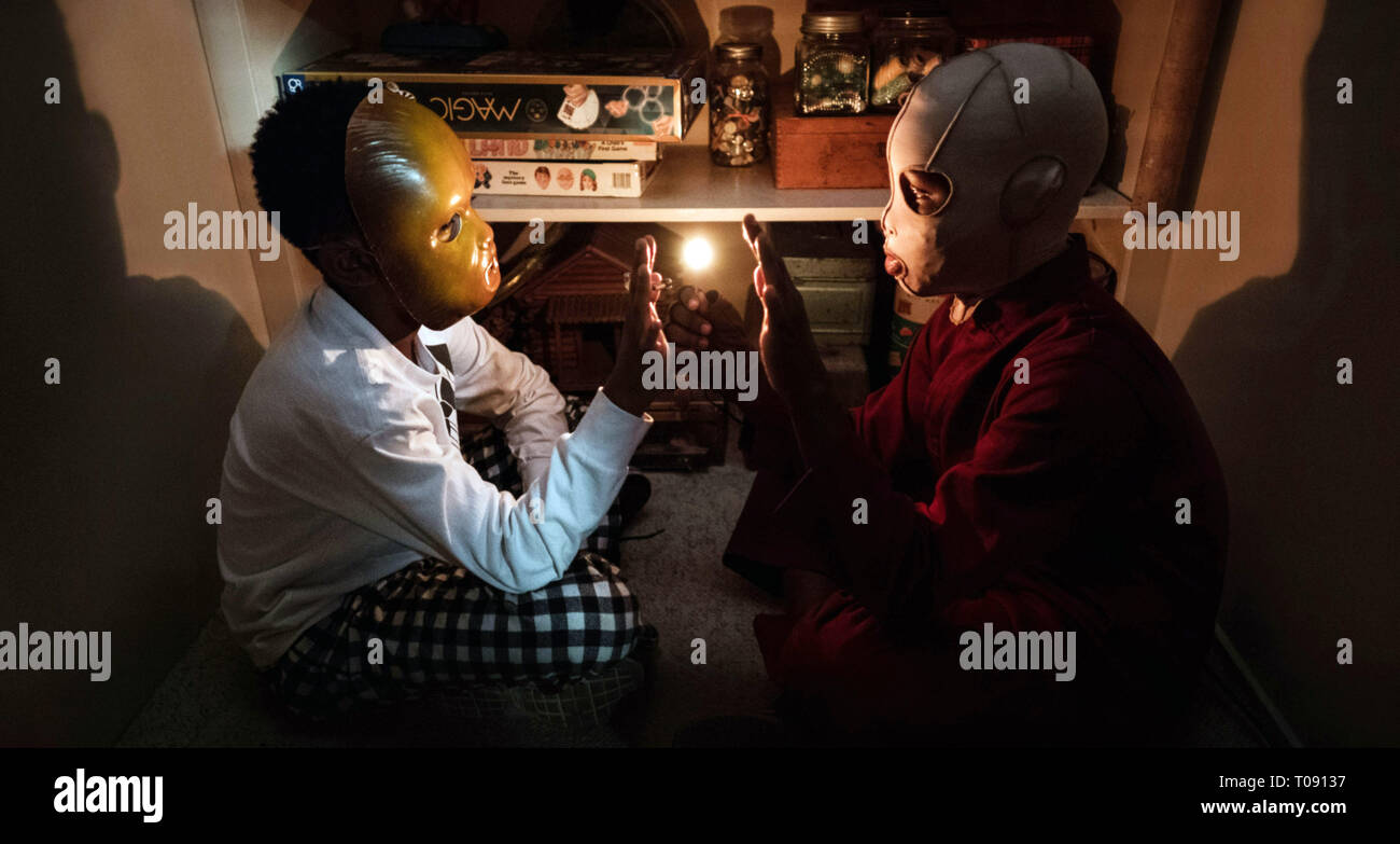 US, Evan Alex as both Jason Wilson and his doppelganger, 2019. ph ...