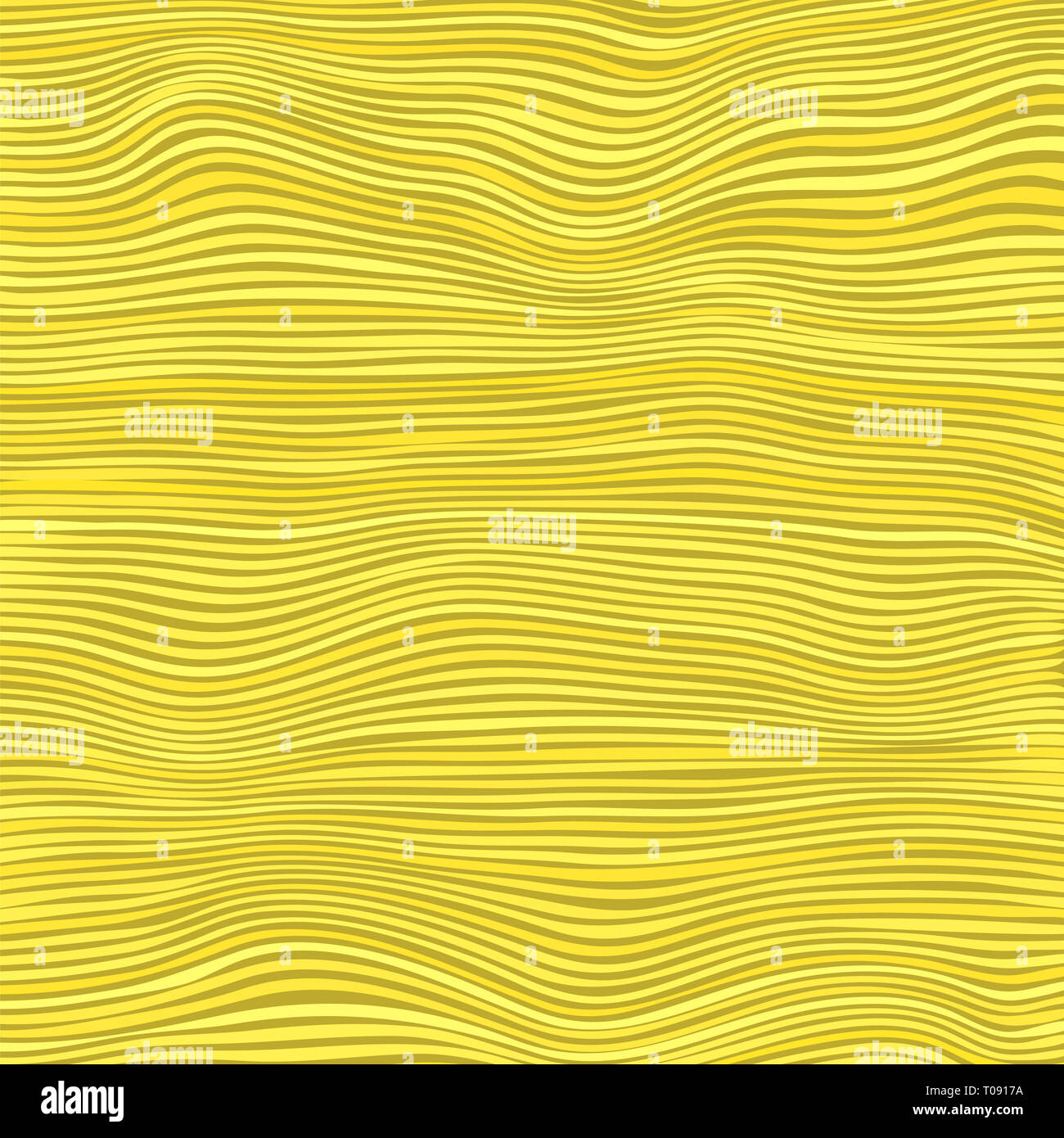 Yellow Striped Pattern. Wavy Ribbons. Curvy Lines Texture Stock Photo ...