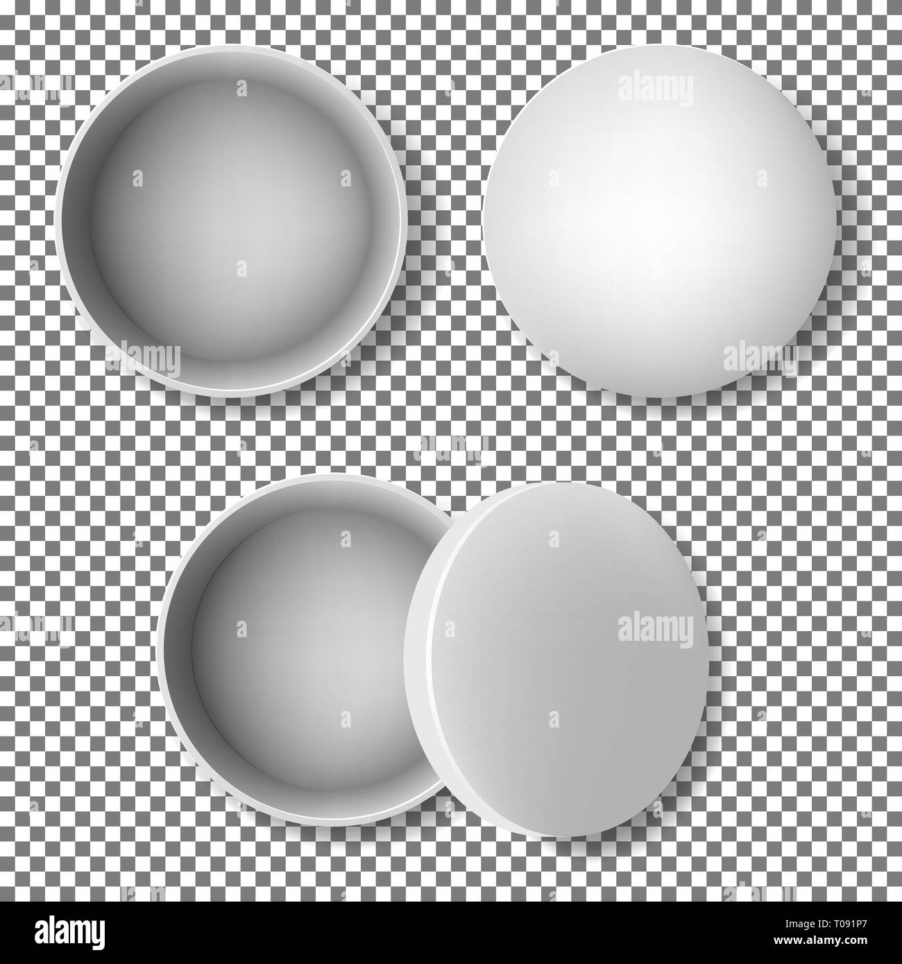 Circle metal top view Stock Vector Images - Alamy