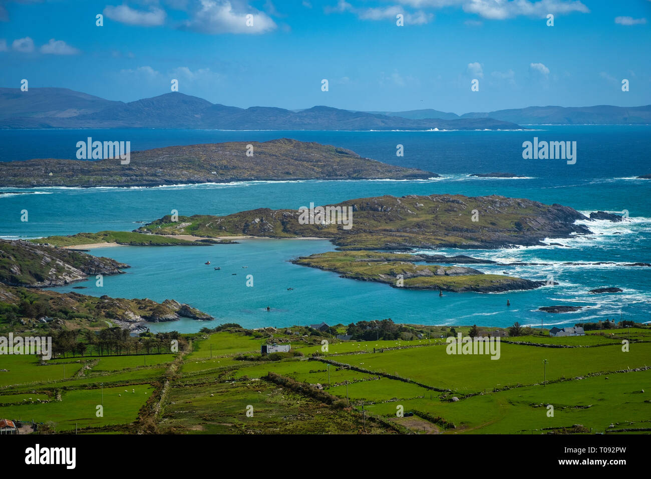 Caherdaniel, Derrynane Beach and Abbey Island at the Ring of Kerry ...