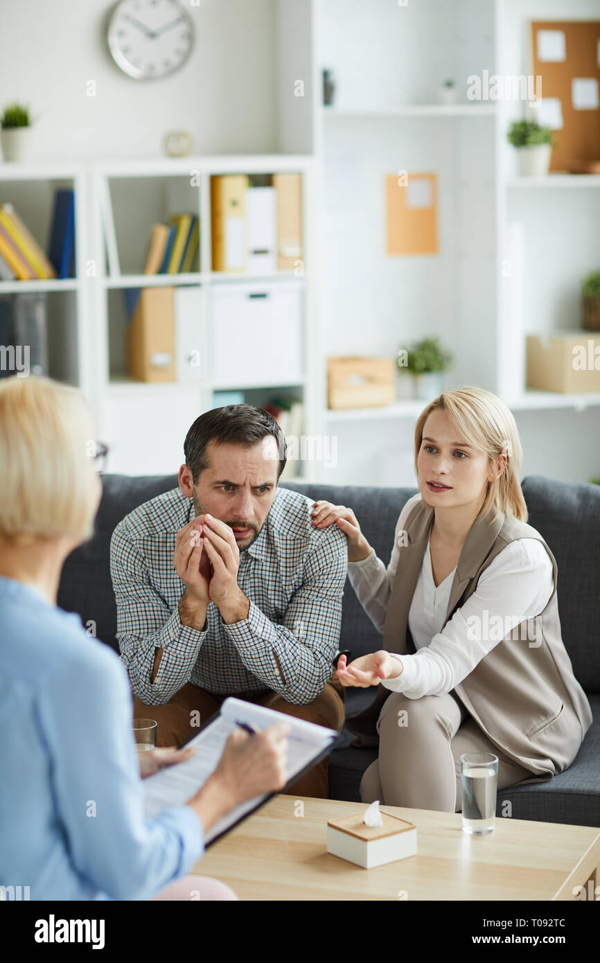 Asking for advice Stock Photo - Alamy