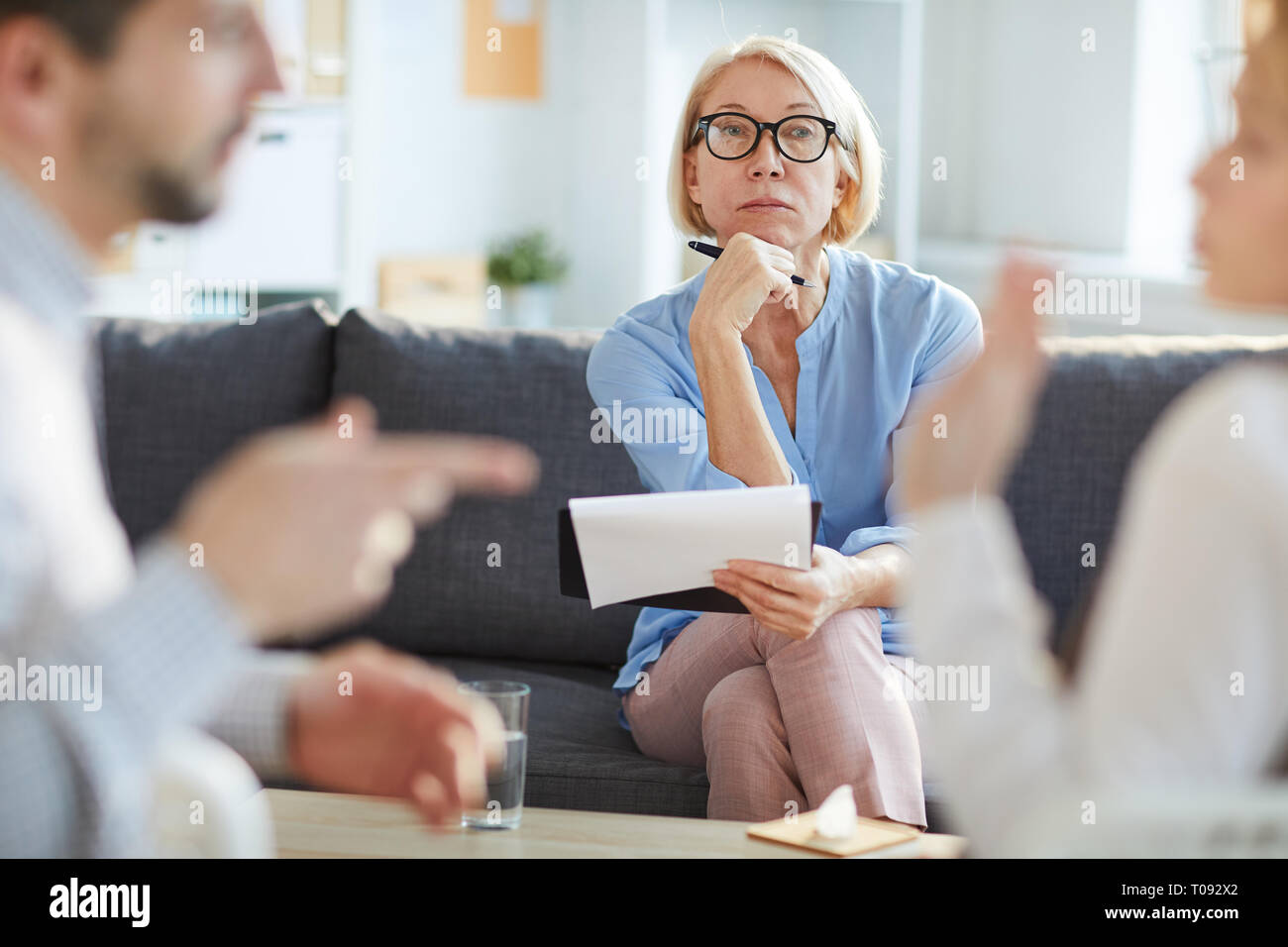 Mature counselor hi-res stock photography and images - Alamy