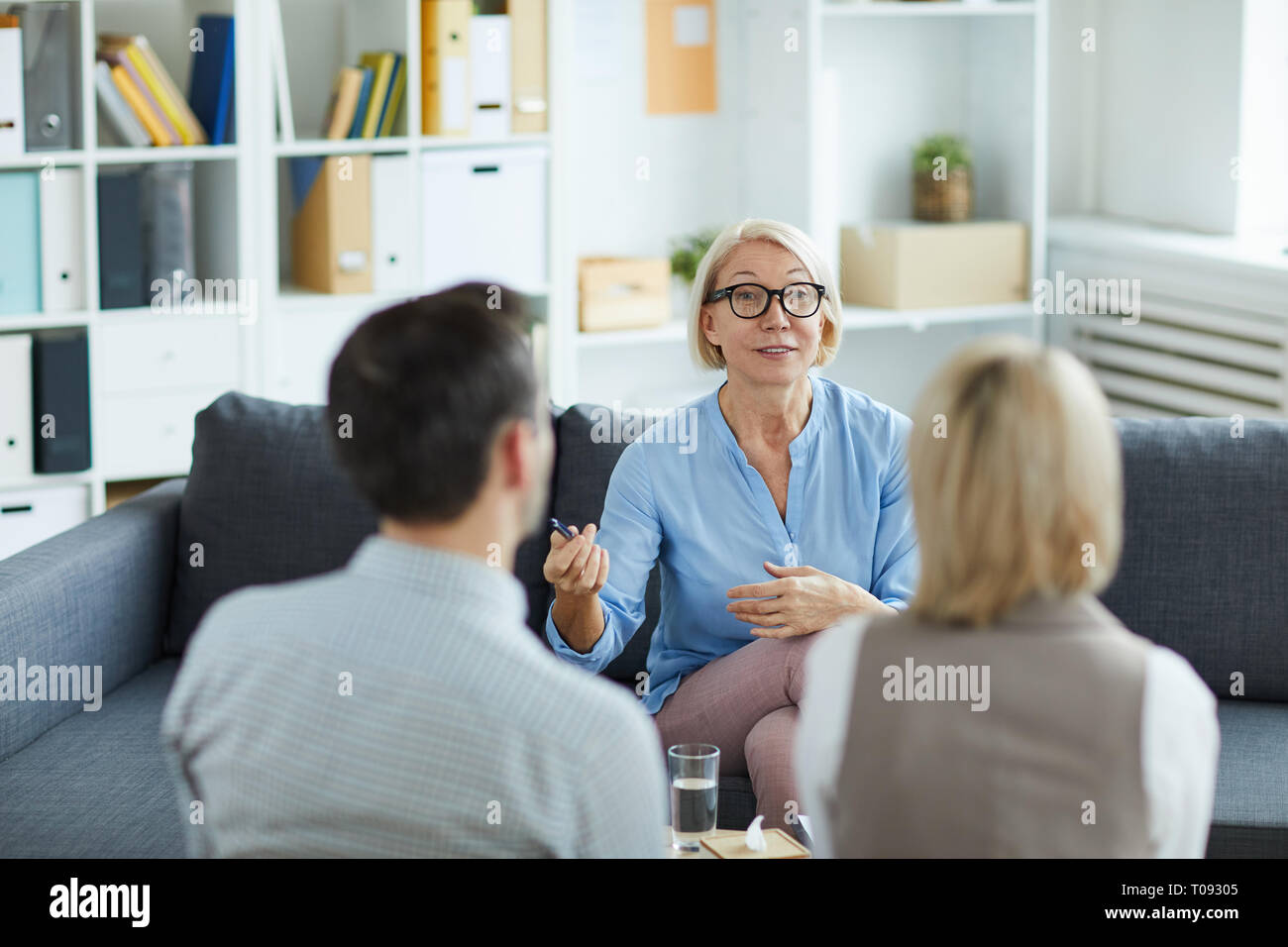 Advice of professional Stock Photo - Alamy