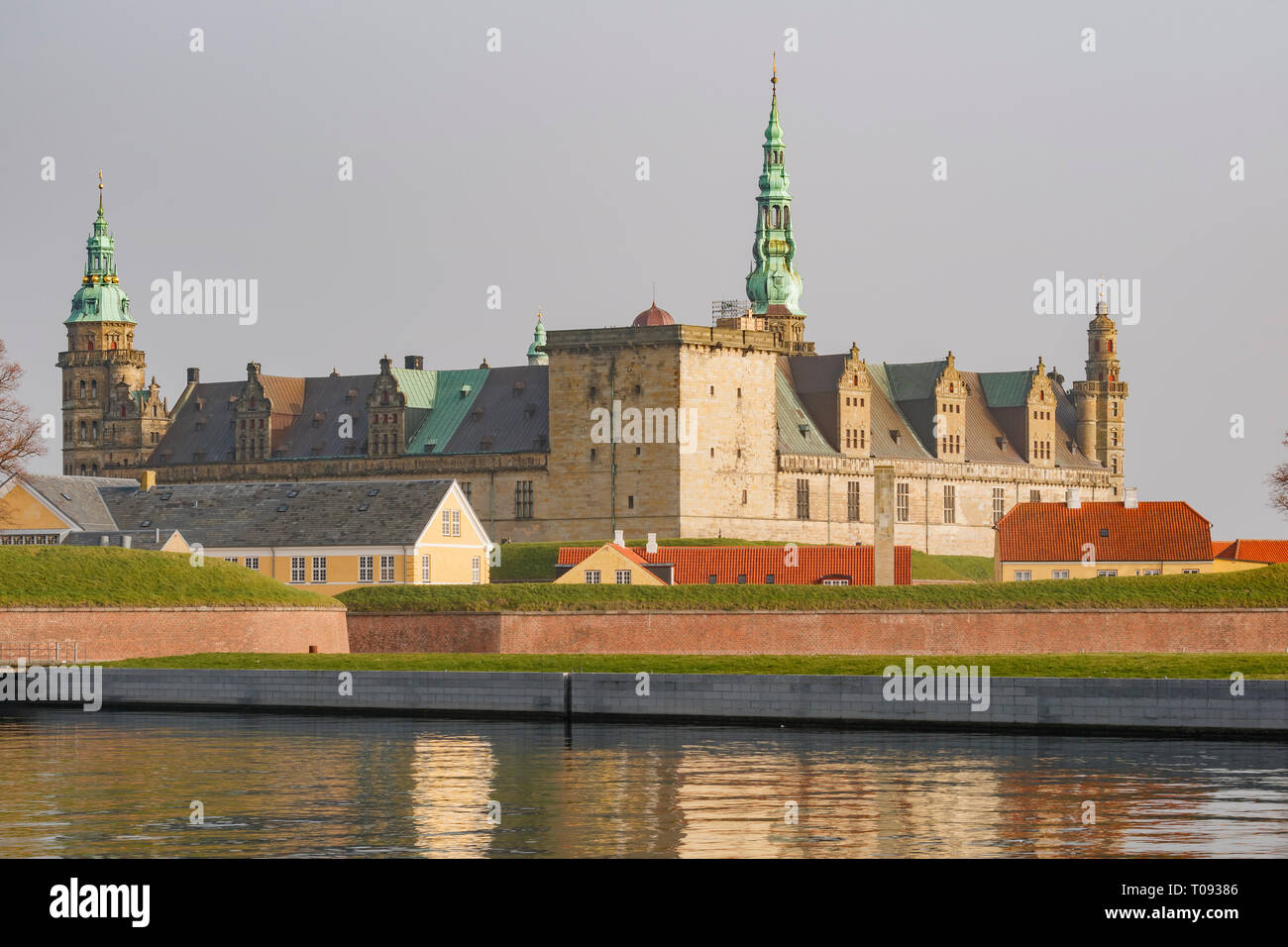 Exterior view of the famous Kronborg Castle at Denmark Stock Photo - Alamy