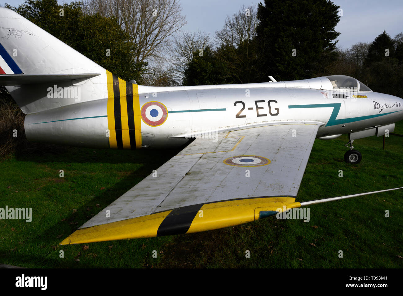 Dassault MD-452 fighter jet Stock Photo - Alamy