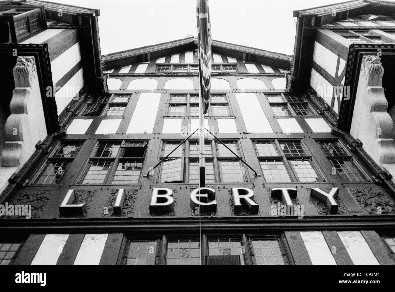 Liberty london store front Black and White Stock Photos & Images - Alamy