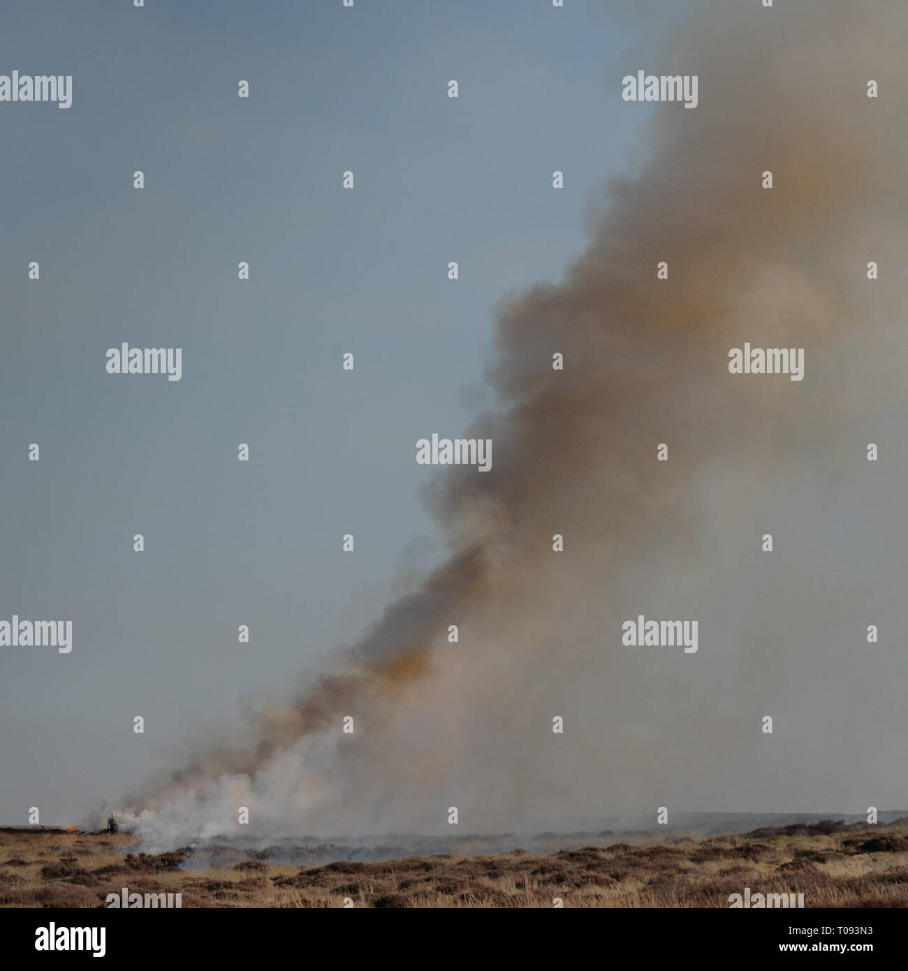 Grouse moor burning peat hi-res stock photography and images - Alamy