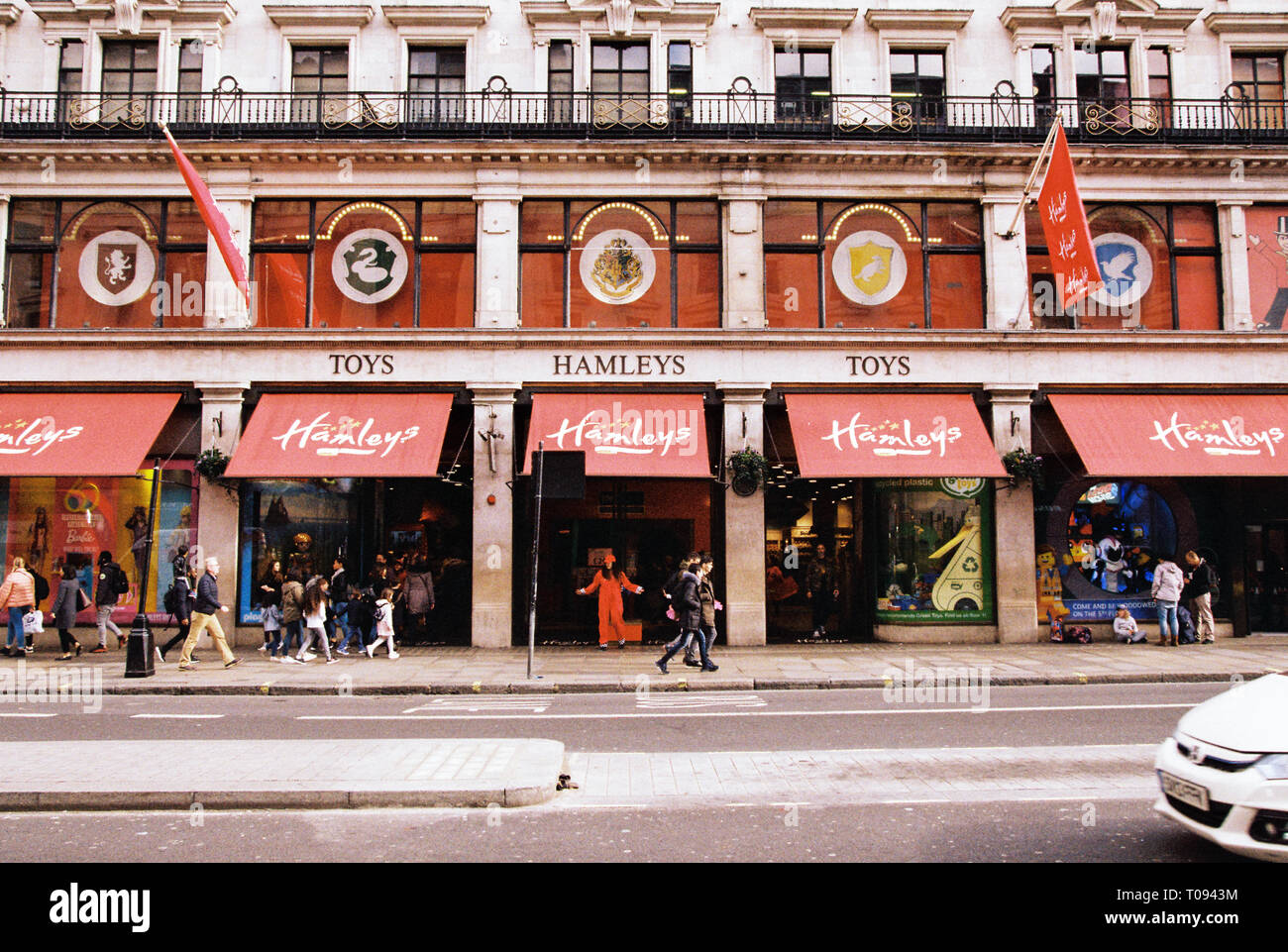 Hamley's toy store, Regents Street, London, England, United Kingdom ...