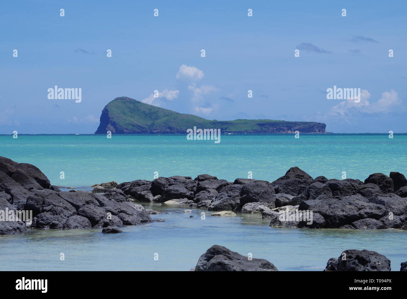 Coin de Mire also known as Gunners Quoin, Mauritius Stock Photo - Alamy
