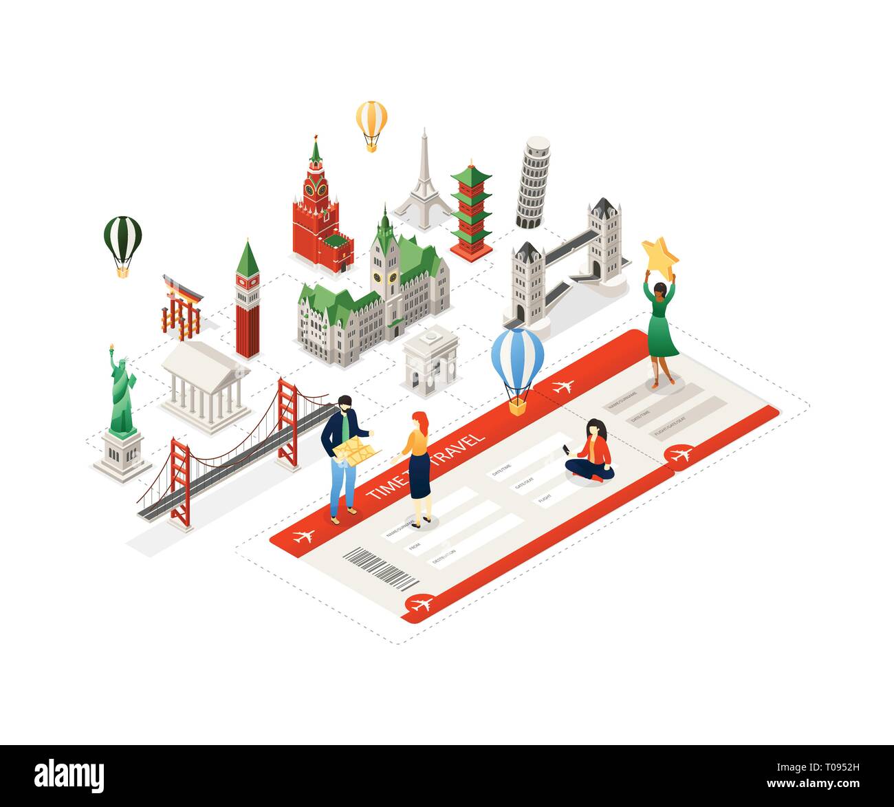 Modern architecture people usa Cut Out Stock Images & Pictures - Alamy