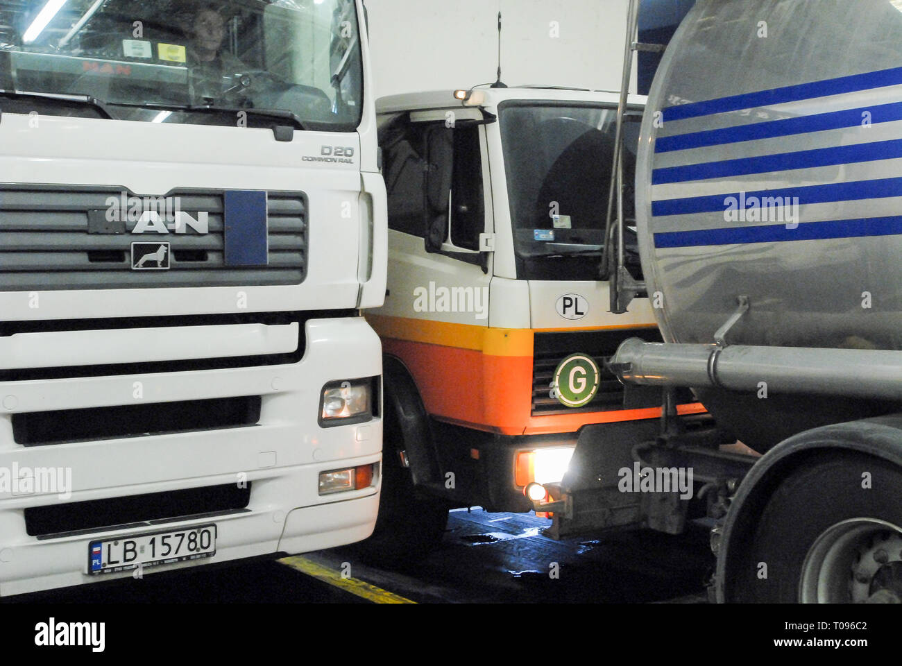 MS Stena Baltica, ro-pax ferry owned by Stena Line, in Karlskrona ...