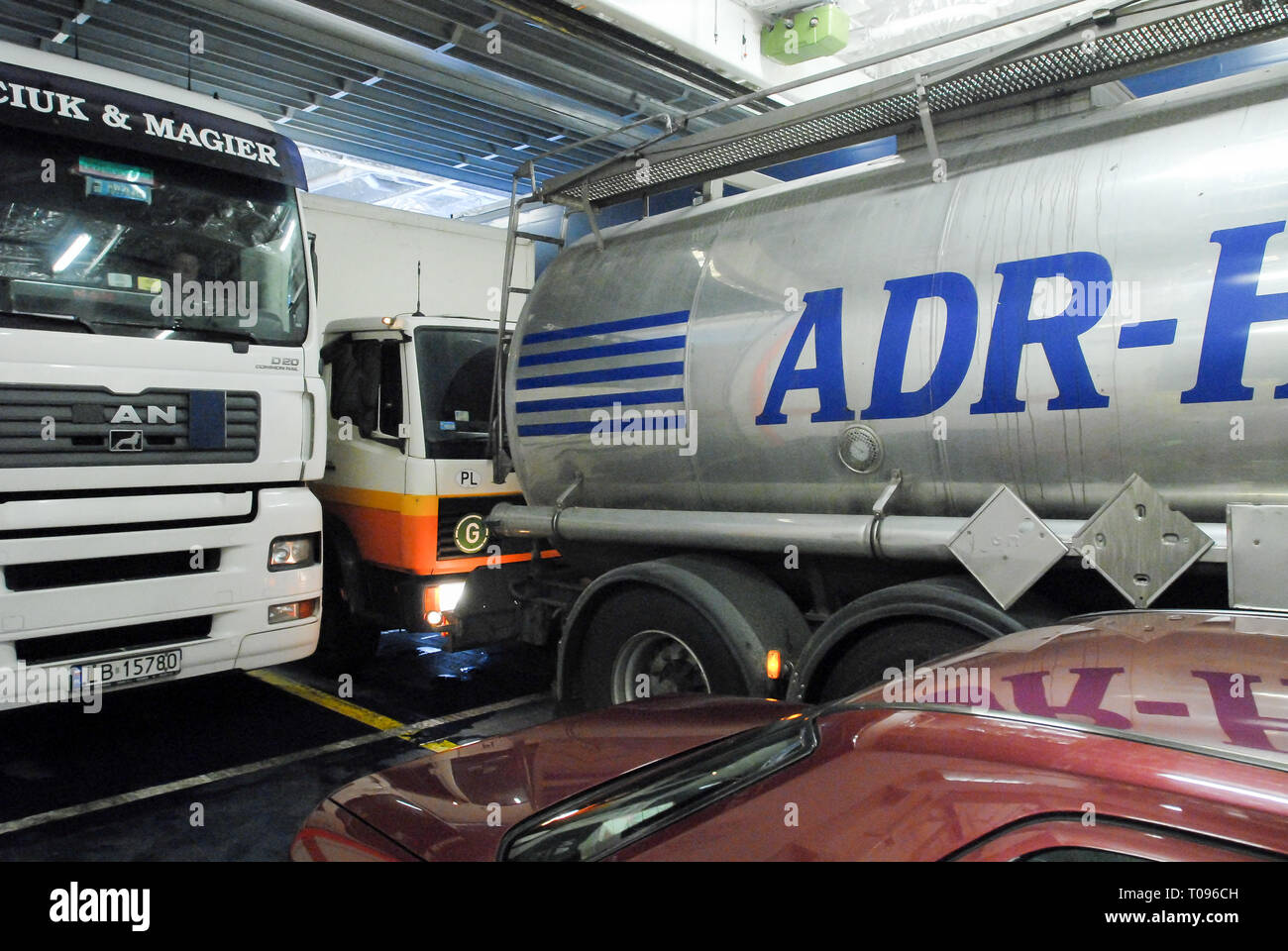 MS Stena Baltica, ro-pax ferry owned by Stena Line, in Karlskrona ...