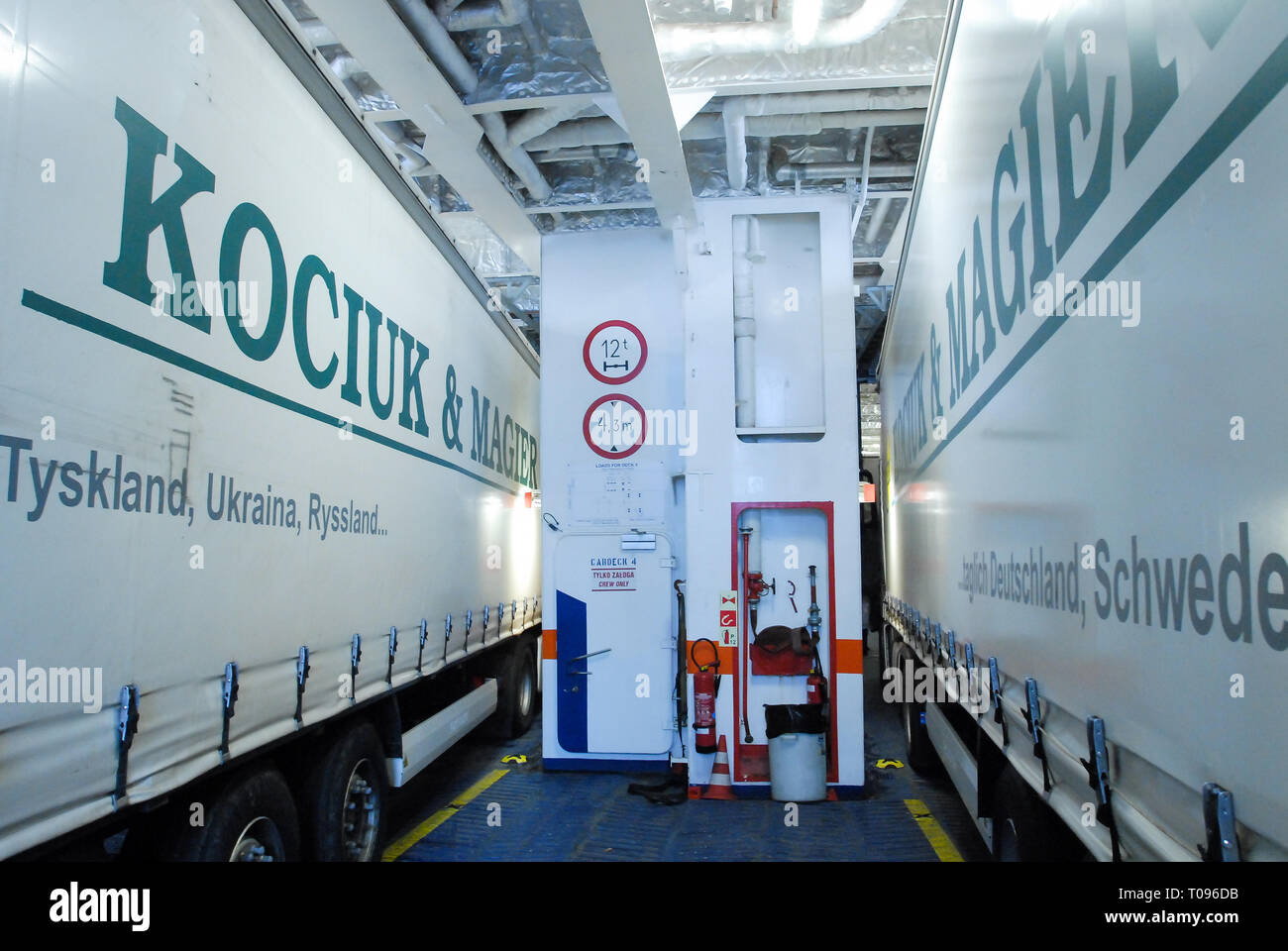 MS Stena Baltica, ro-pax ferry owned by Stena Line, in Karlskrona ...
