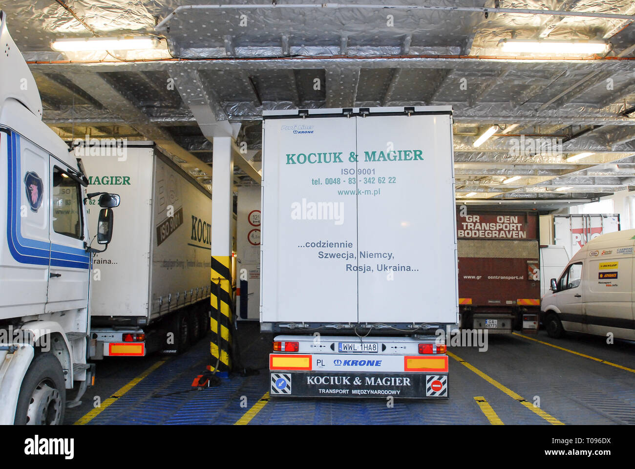 MS Stena Baltica, ro-pax ferry owned by Stena Line, in Karlskrona ...
