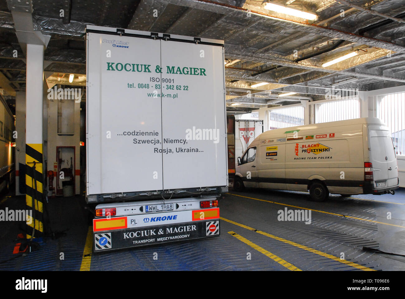 MS Stena Baltica, ro-pax ferry owned by Stena Line, in Karlskrona ...