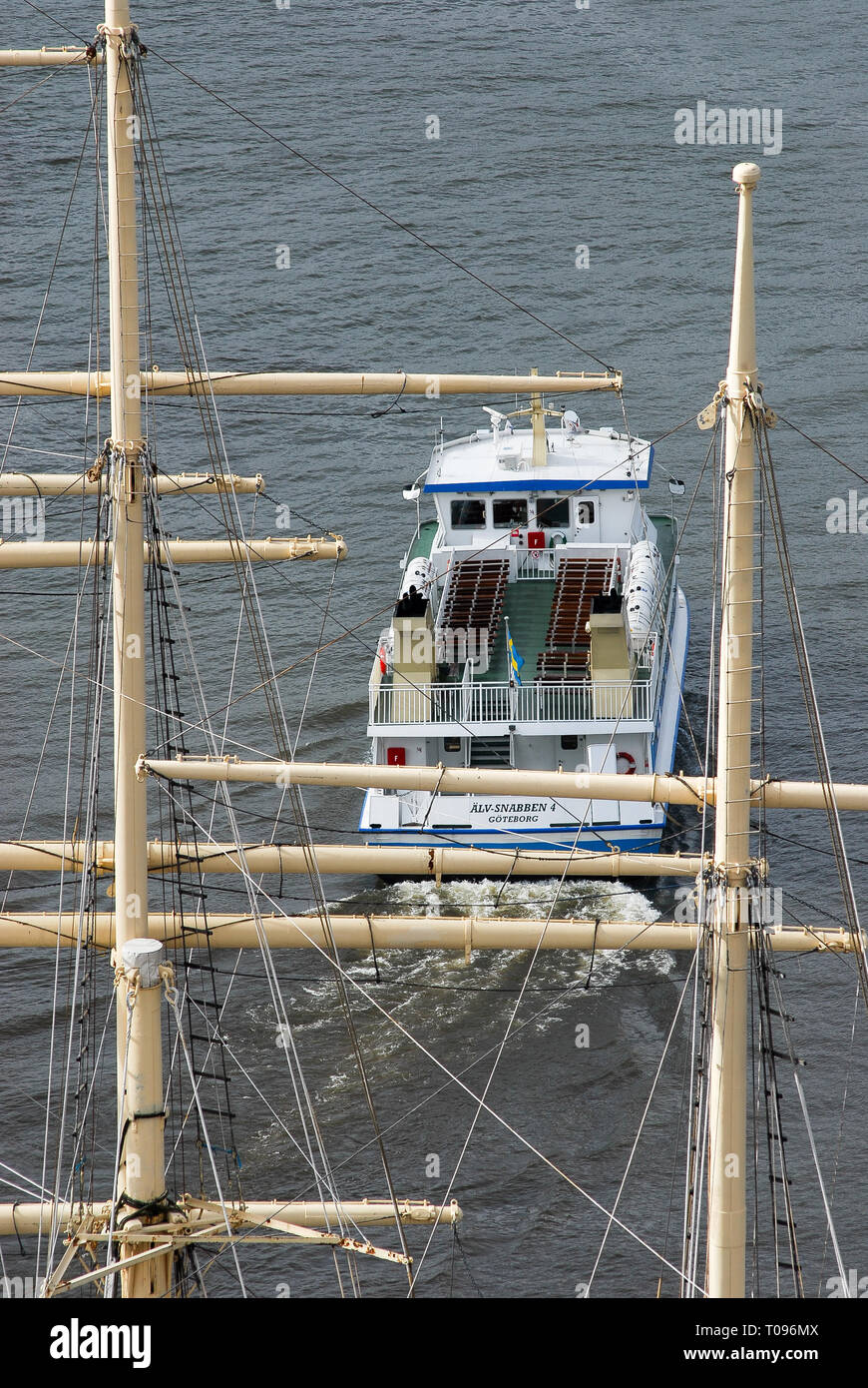 Göta älv (River of the Geats), Barken Viking (four-masted Barque Viking ...