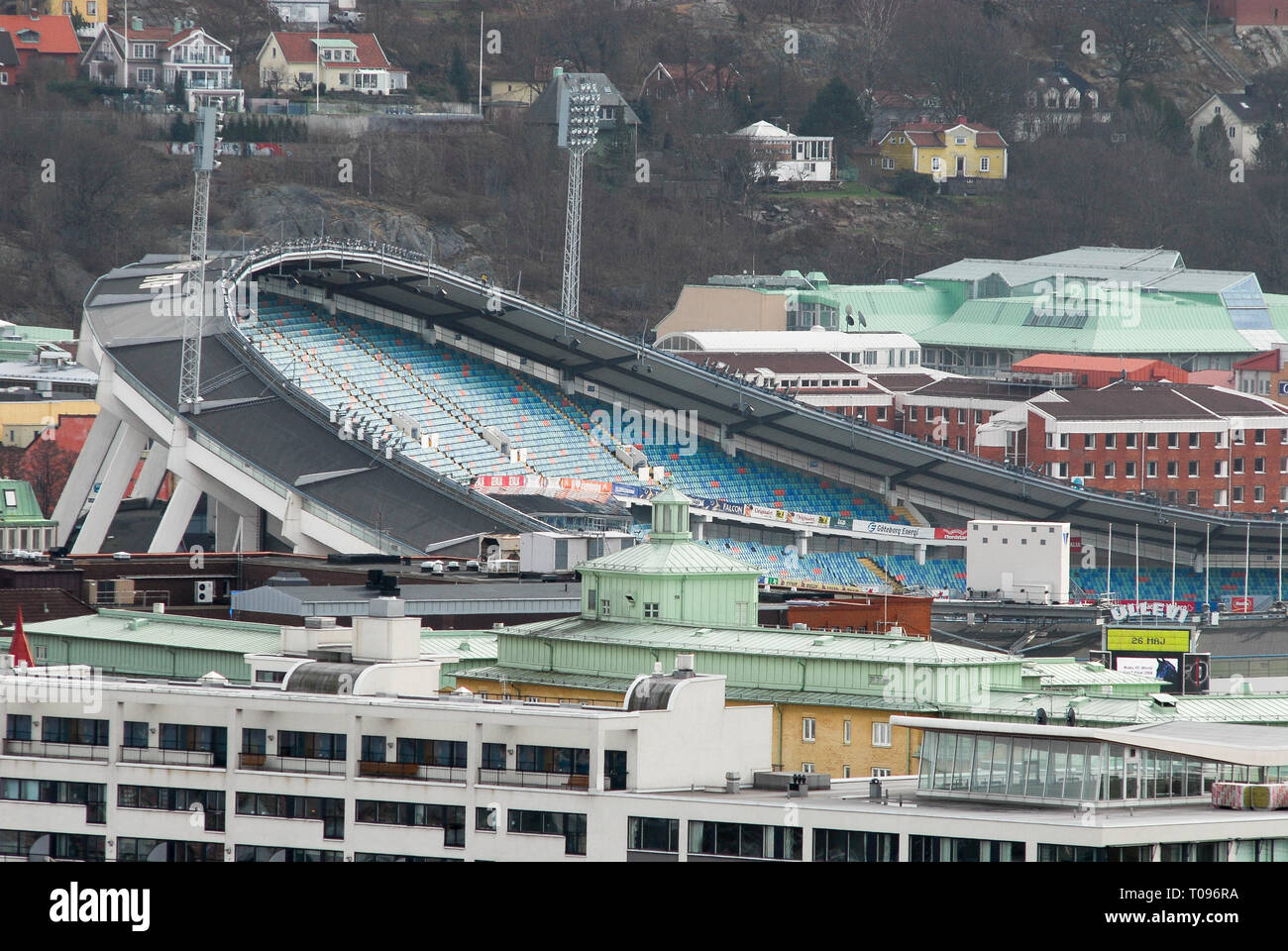 Nya Ullevi stadium in Goteborg, Västra Götaland, Sweden. March 14th ...