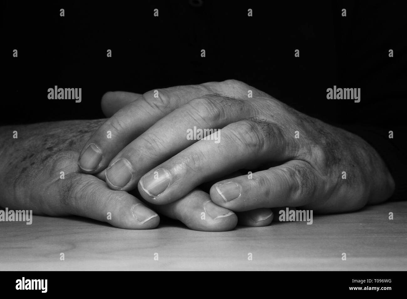 Thoughtful lighting Black and White Stock Photos & Images - Alamy