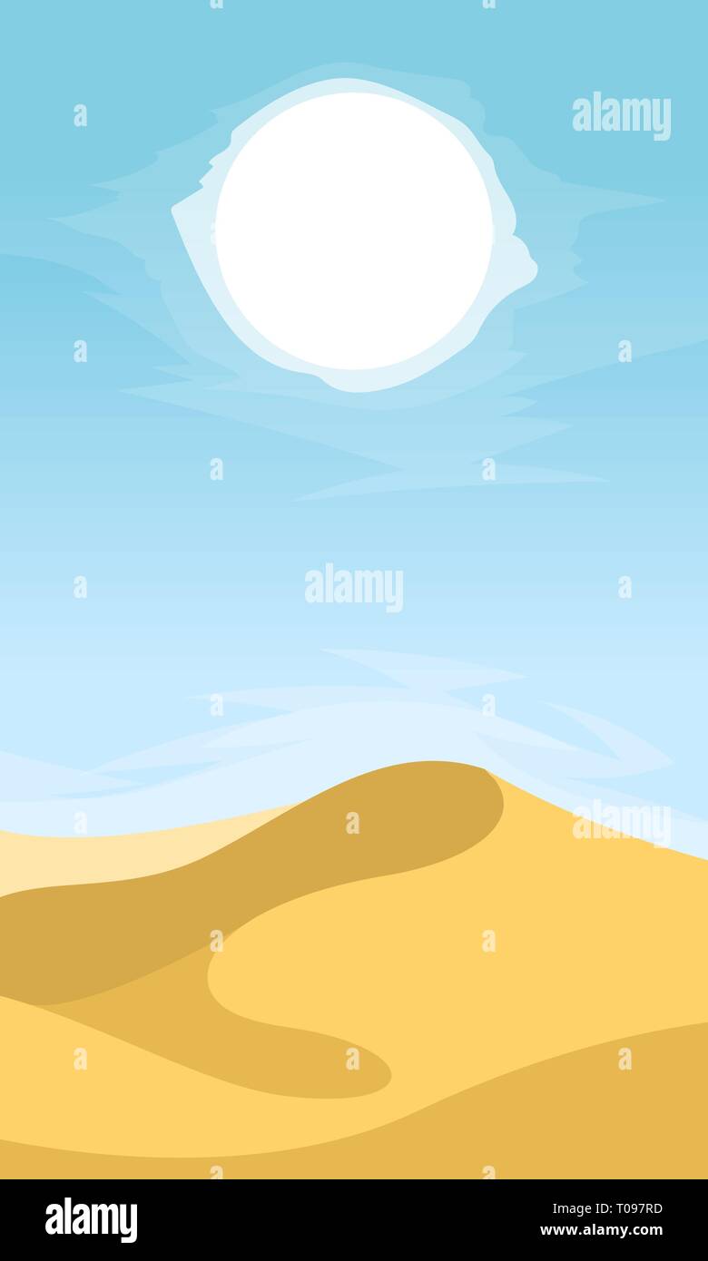 Desert landscape background Stock Vector Image & Art - Alamy