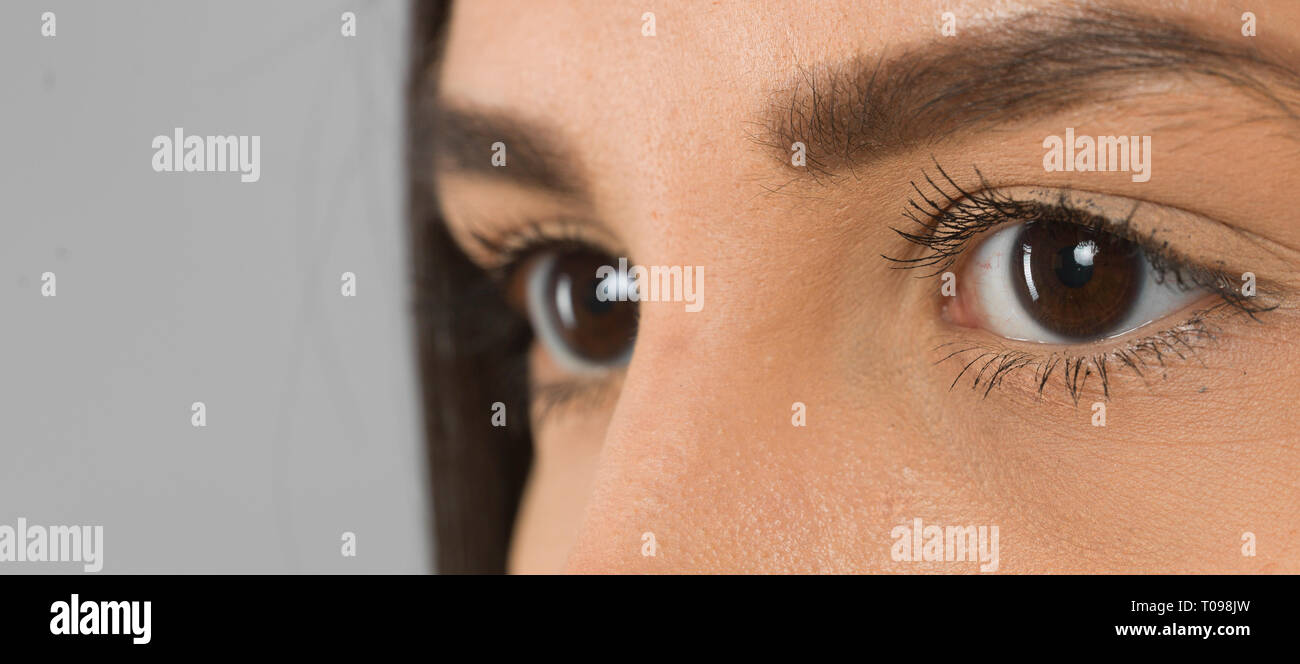 human eyse close-up Stock Photo - Alamy