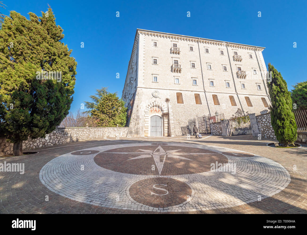 Montecassino (Italy) - The Montecassino Abbey, on Cassino city province ...
