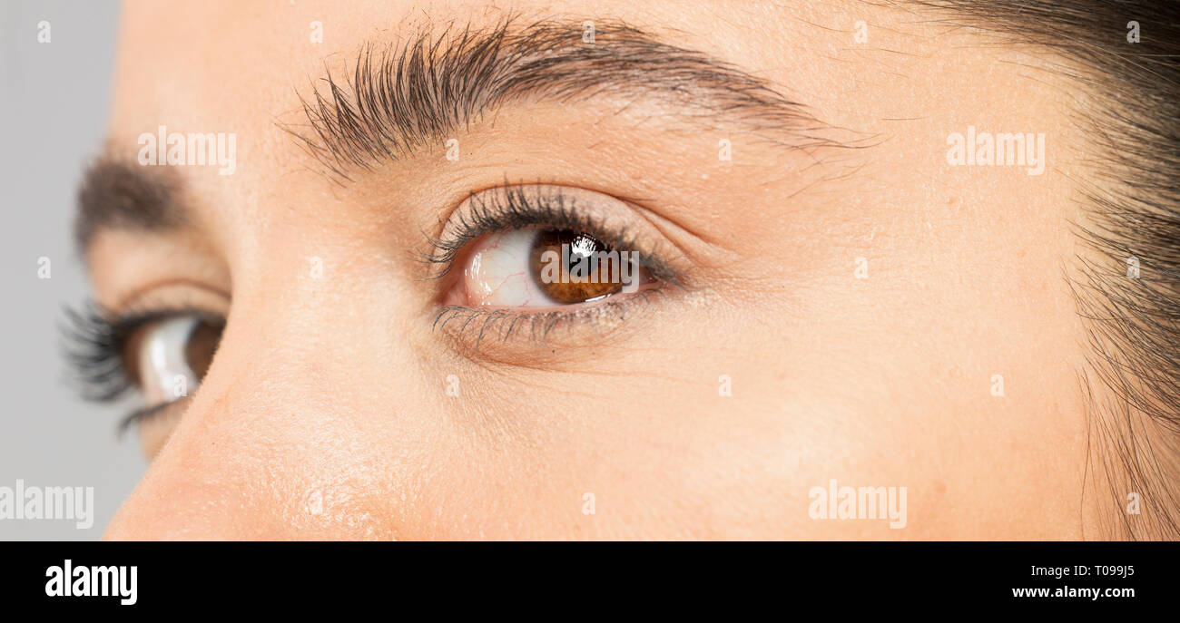 human eyse close-up Stock Photo - Alamy