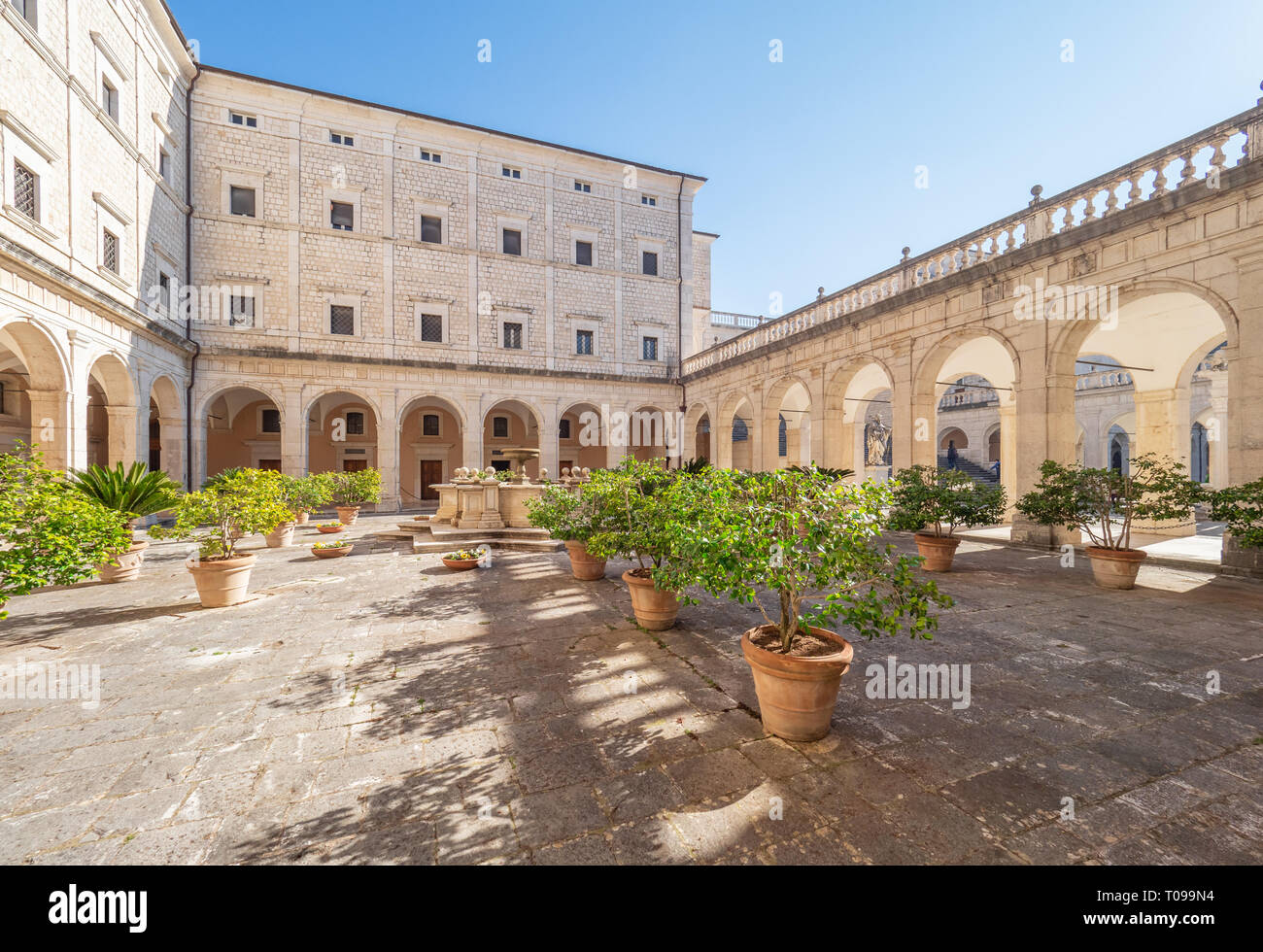 Montecassino (Italy) - The Montecassino Abbey, on Cassino city province ...