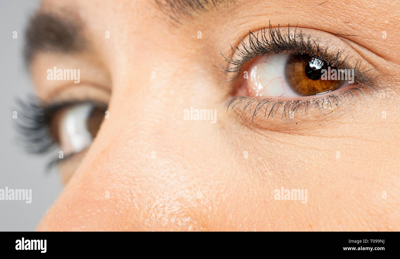 human eyse close-up Stock Photo - Alamy