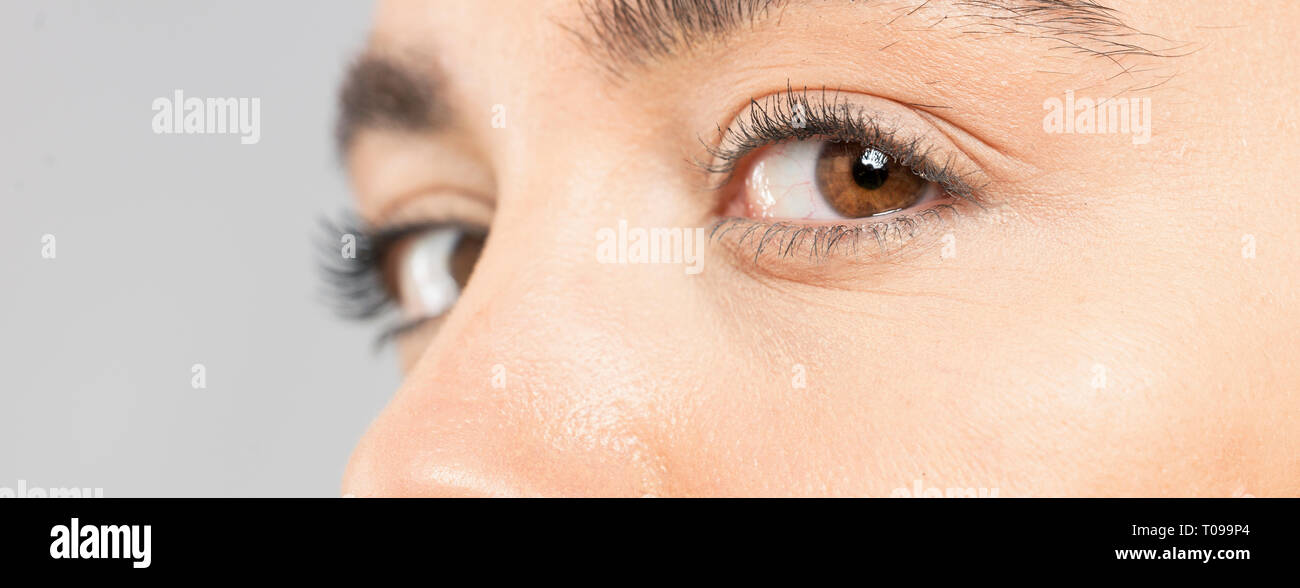 human eyse close-up Stock Photo - Alamy