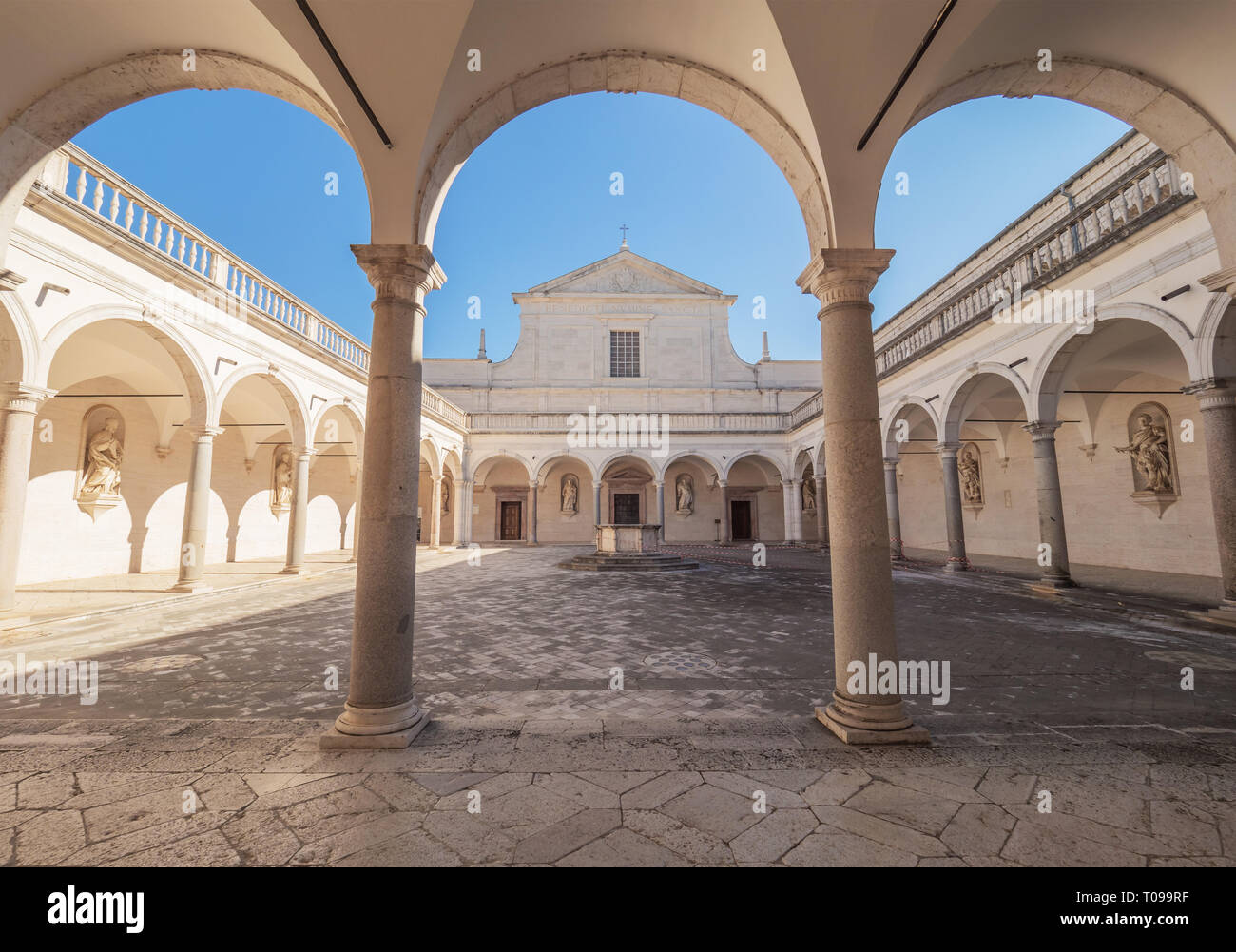 Montecassino (Italy) - The Montecassino Abbey, on Cassino city province ...