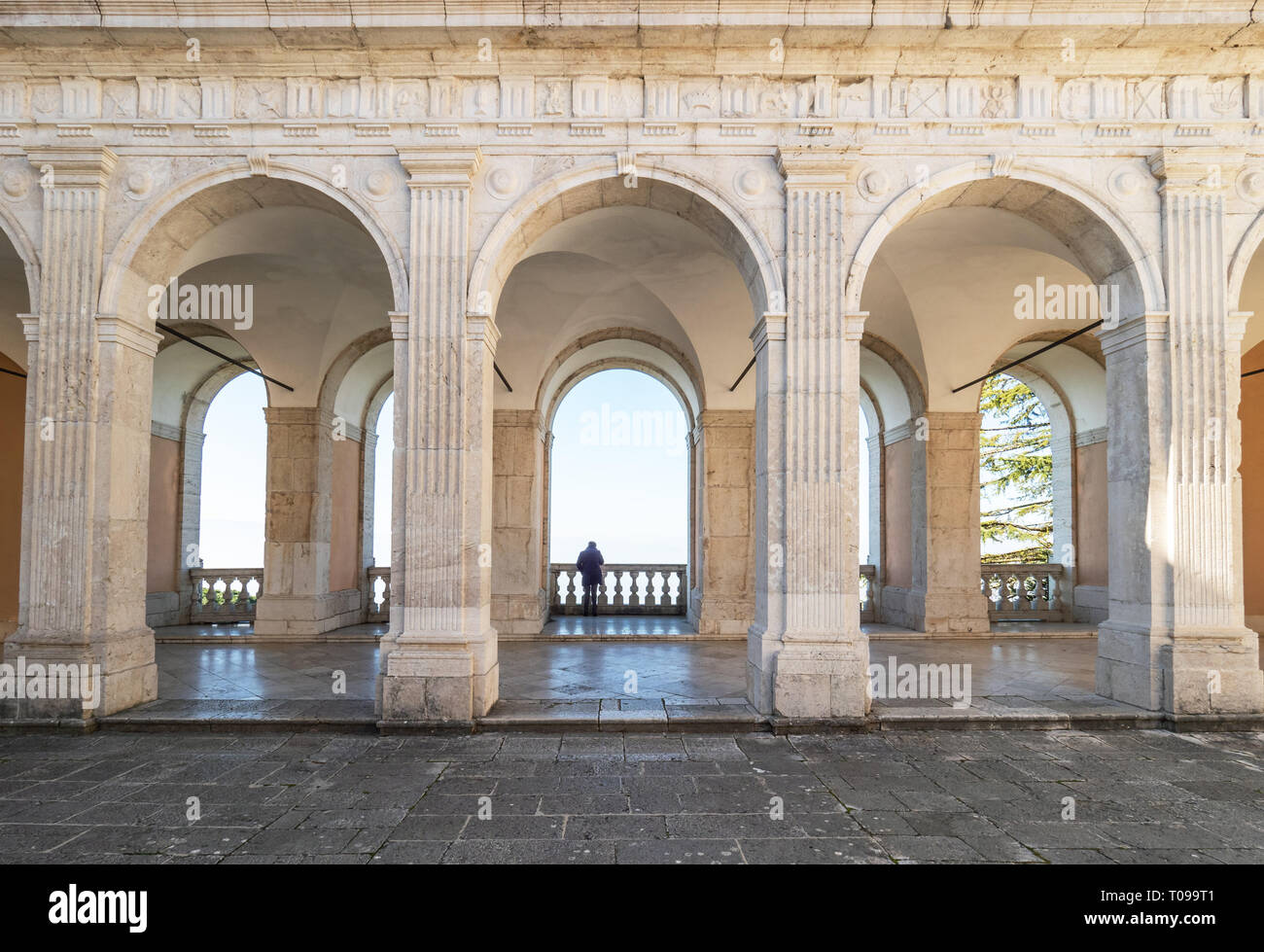 Montecassino (Italy) - The Montecassino Abbey, on Cassino city province ...