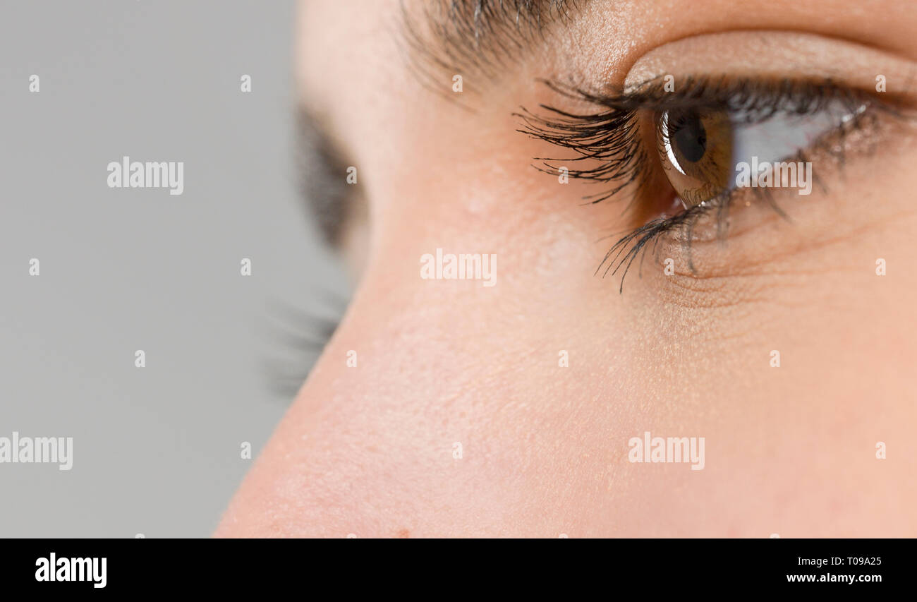 human eyse close-up Stock Photo - Alamy