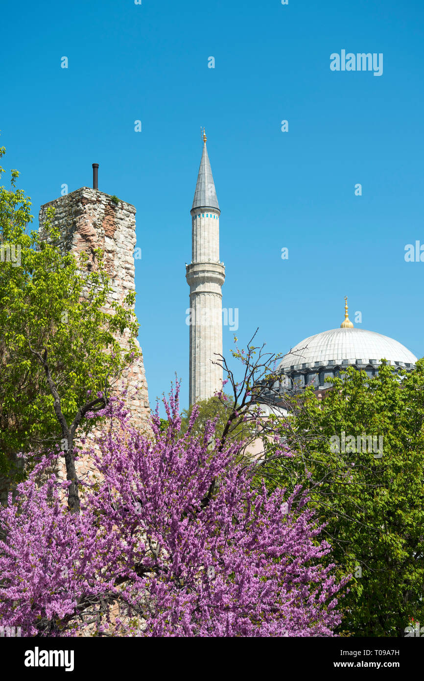 Türkei, Istanbul, Sultanahmet, Park über der Yerebatan-Zisterne am ...