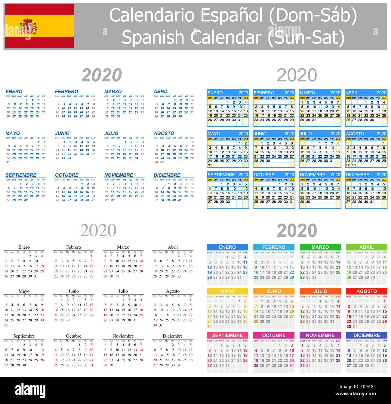 Calendario 2020 hi-res stock photography and images - Alamy