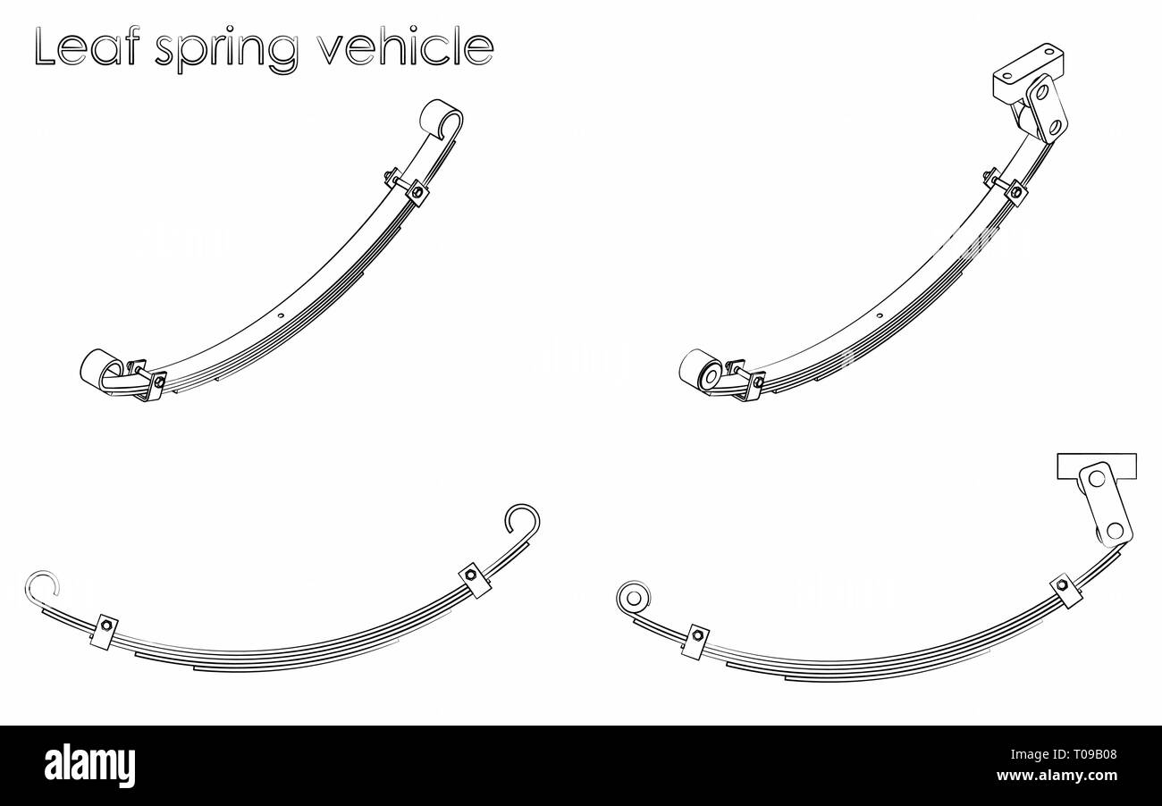 Leaf spring suspension hi-res stock photography and images - Alamy