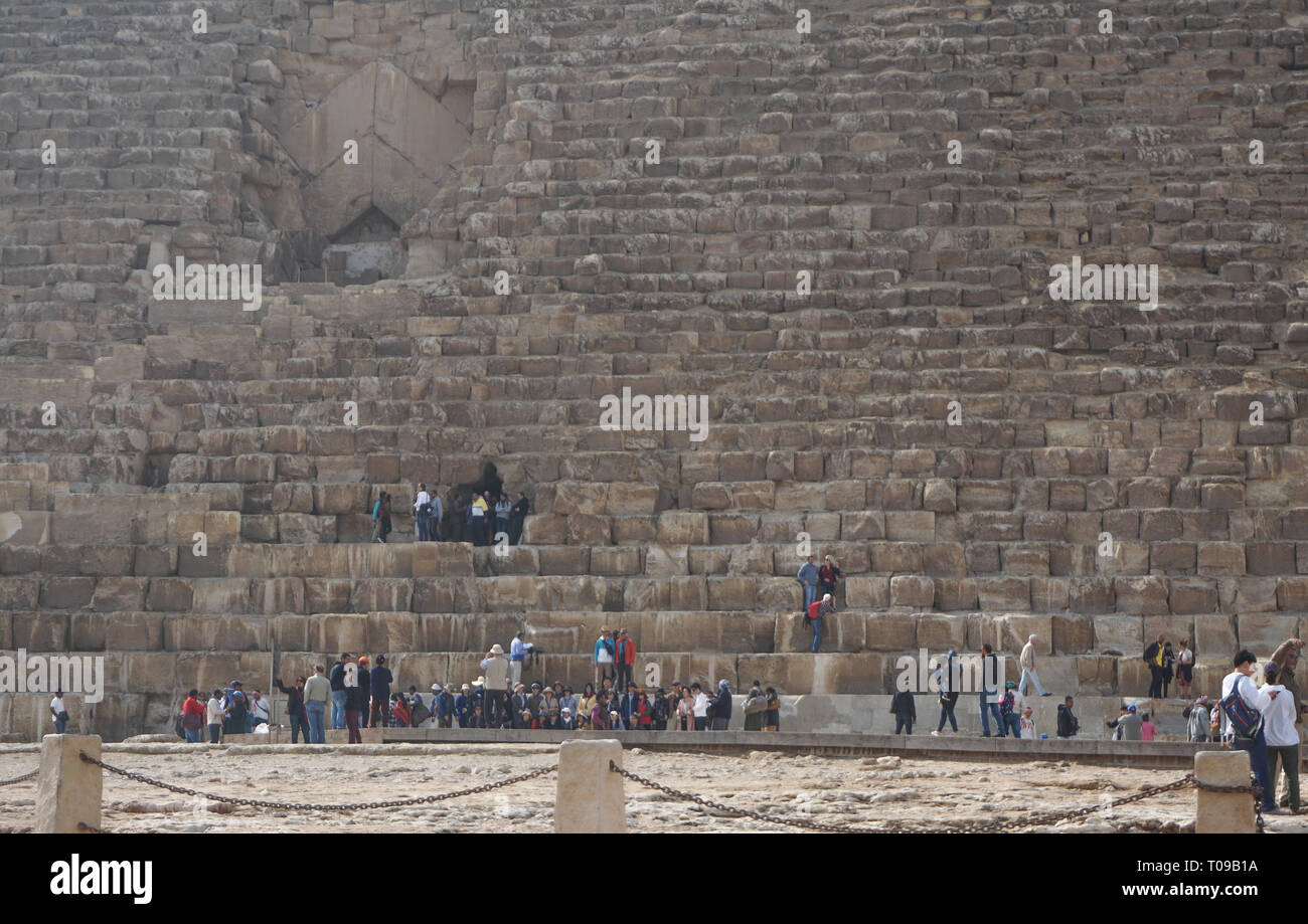 Entrance to the great pyramid hi-res stock photography and images - Alamy