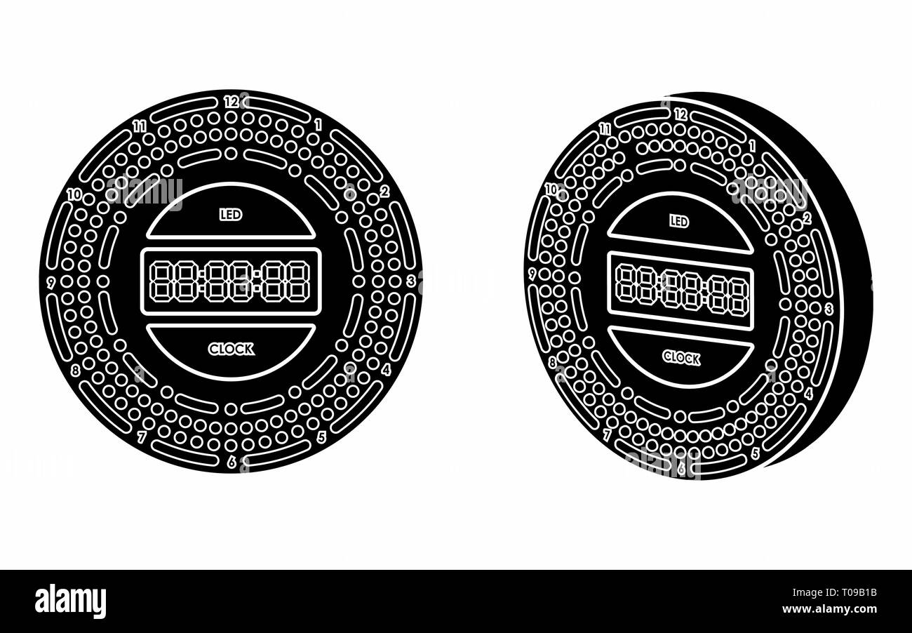 Colored led lights Stock Vector Images - Alamy