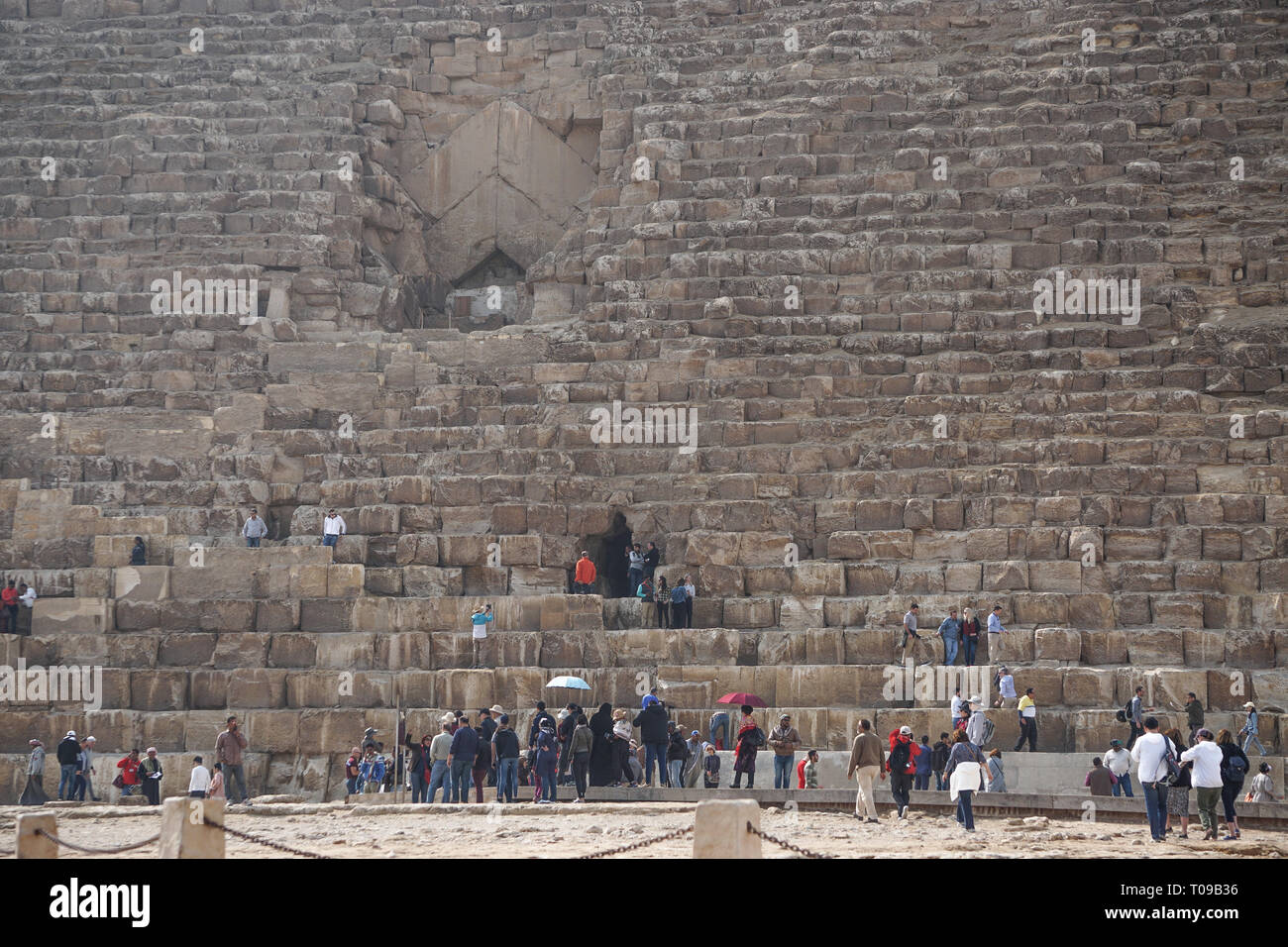 Entrance Great Pyramid Giza High Resolution Stock Photography and ...