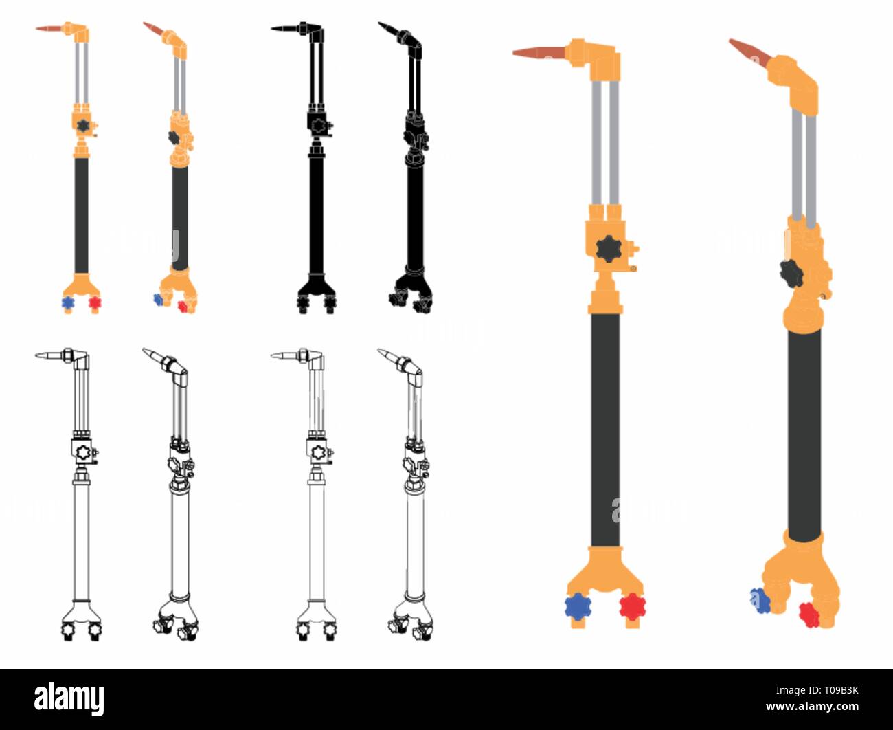 Welding tool - blowpipe Stock Vector Image & Art - Alamy
