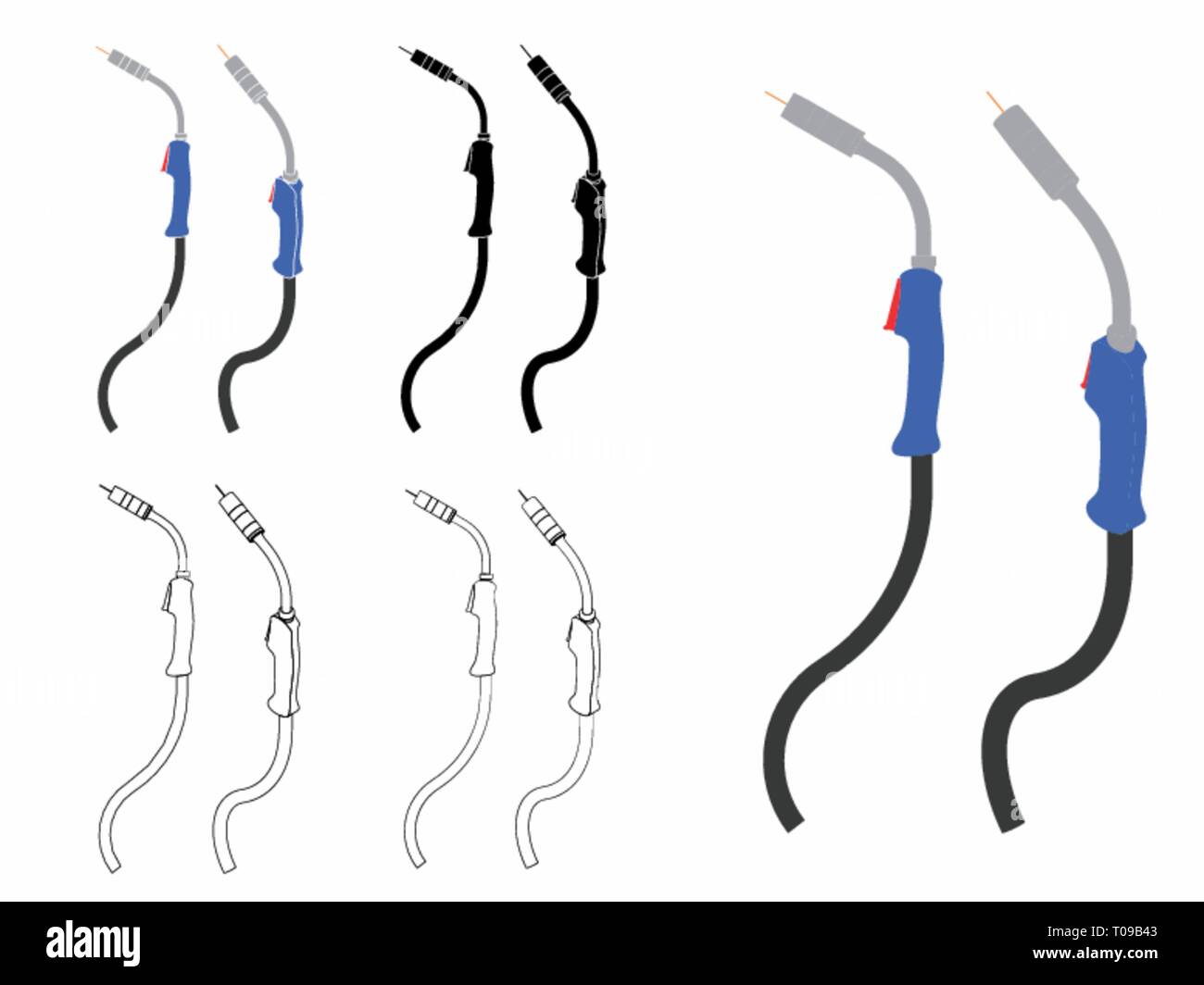 Welding tool - Soudure Mig Stock Vector Image & Art - Alamy