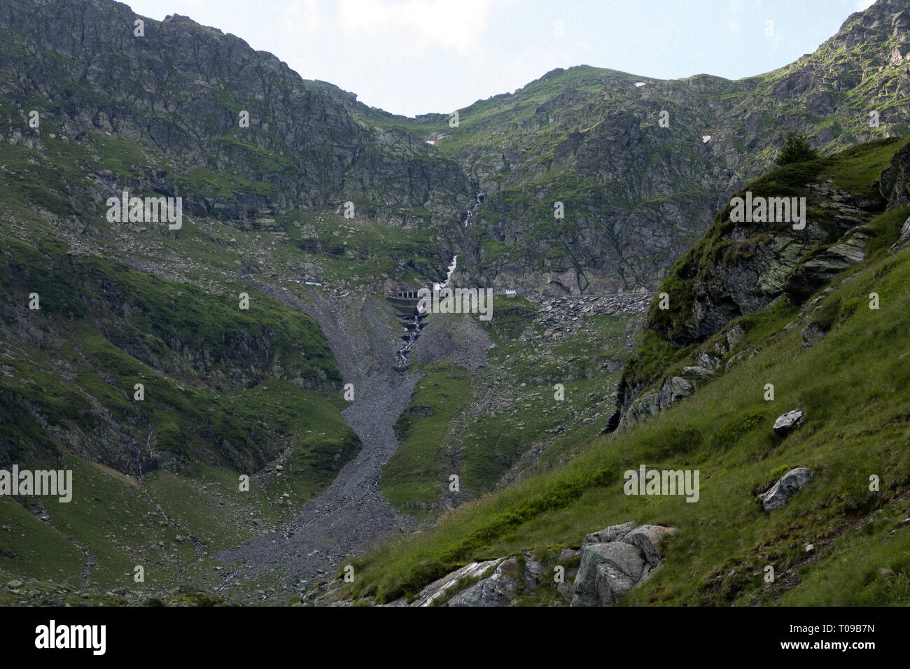 Mountain valley landscape Stock Photo - Alamy