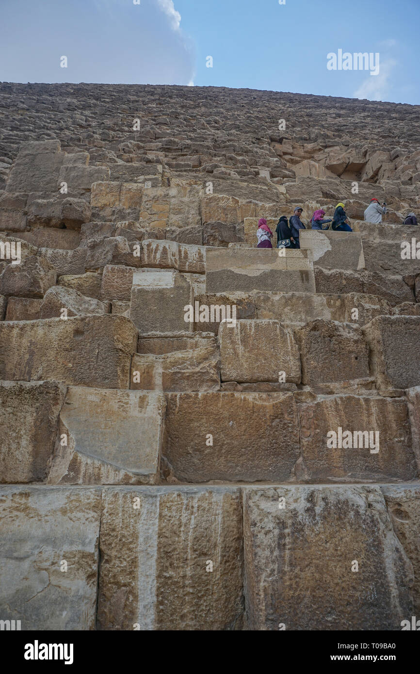 Entrance Great Pyramid Giza Egypt High Resolution Stock Photography and ...