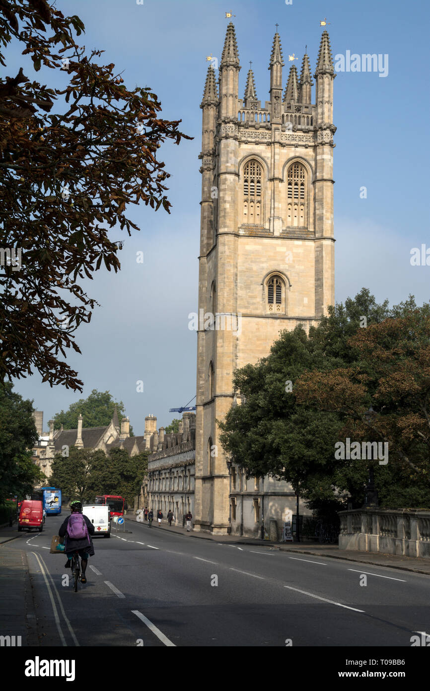 Magdalen college tower hi-res stock photography and images - Alamy