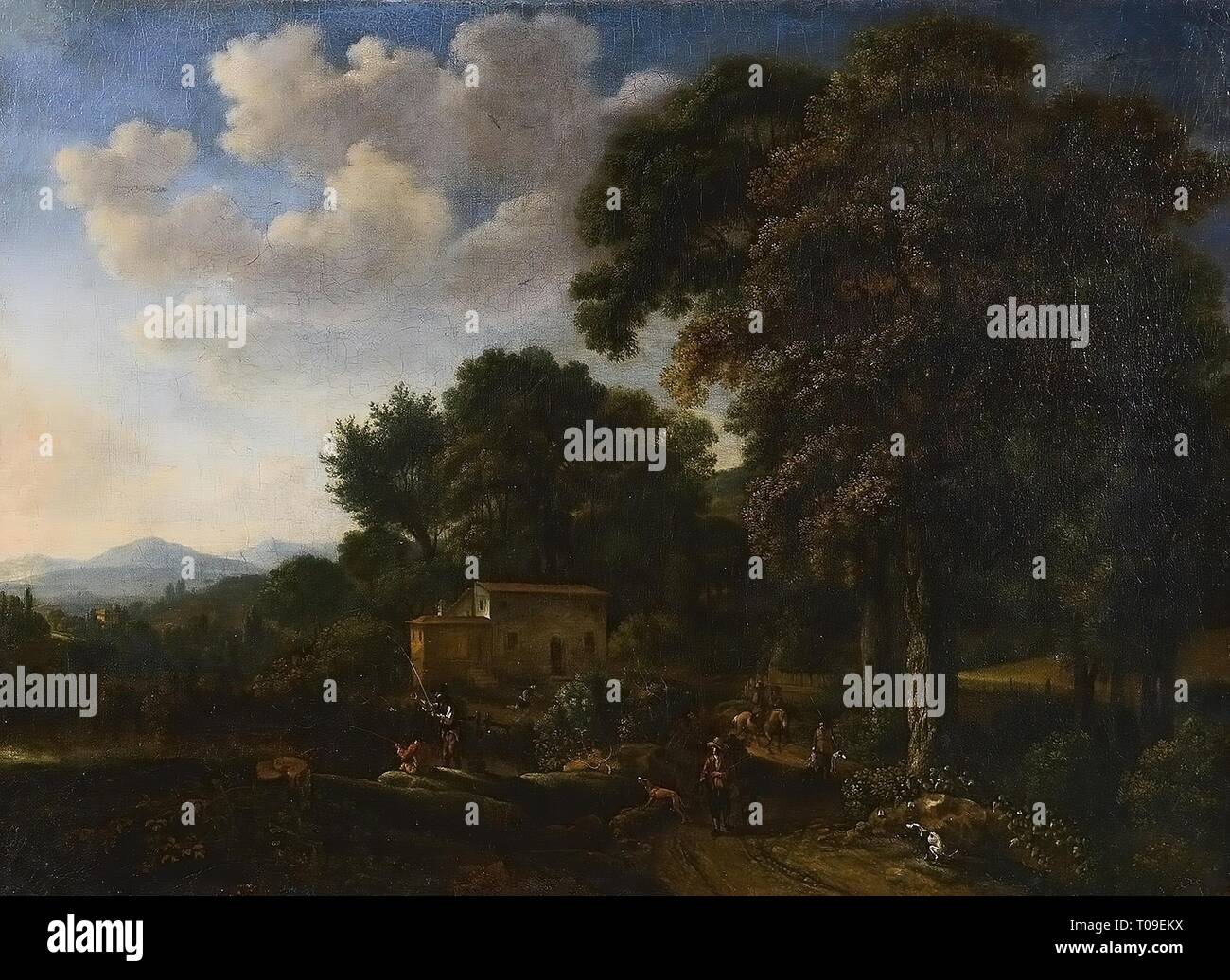 'A Landscape'. Holland. Dimensions: 65x89,5 cm. Museum: State Hermitage ...