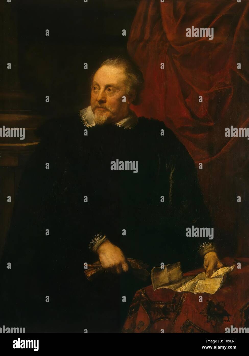 'Portrait of a Man (Portrait of Mark-Antoine Lumagne ? )'. Middle of ...