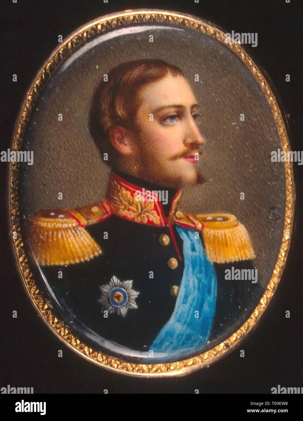 'Miniature " Portrait of Major General"'. Russia (? ), 1850s ...