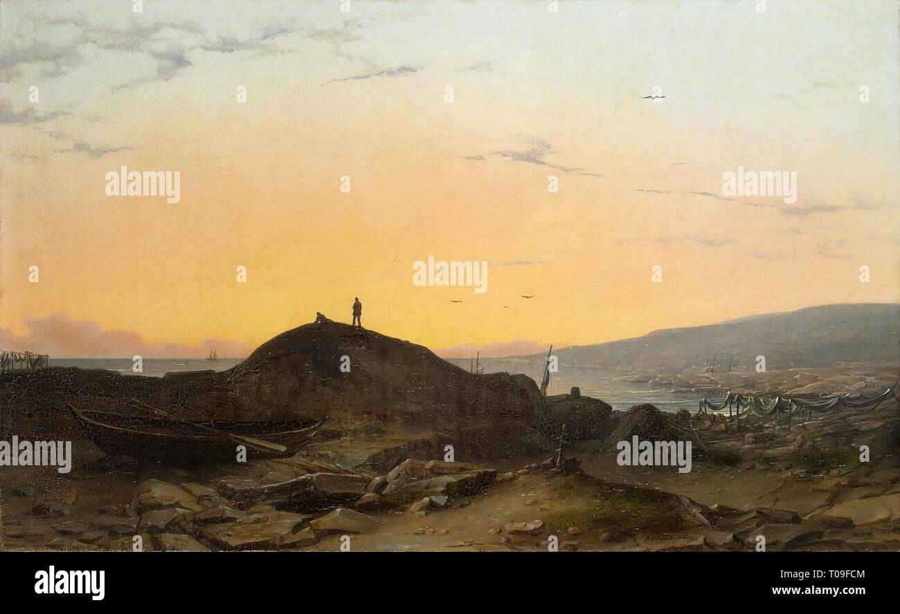 'Sea Bay'. Germany, 1835. Dimensions: 36,4x58,5 cm. Museum: State ...