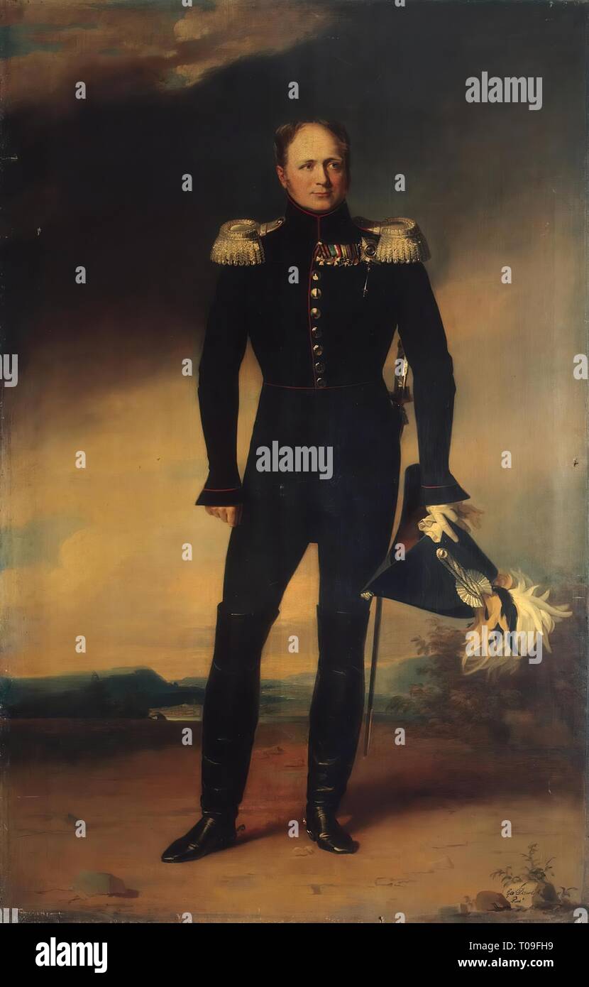 'Portrait of Emperor Alexander I'. 1824. Dimensions: 238,5x152,3 cm ...