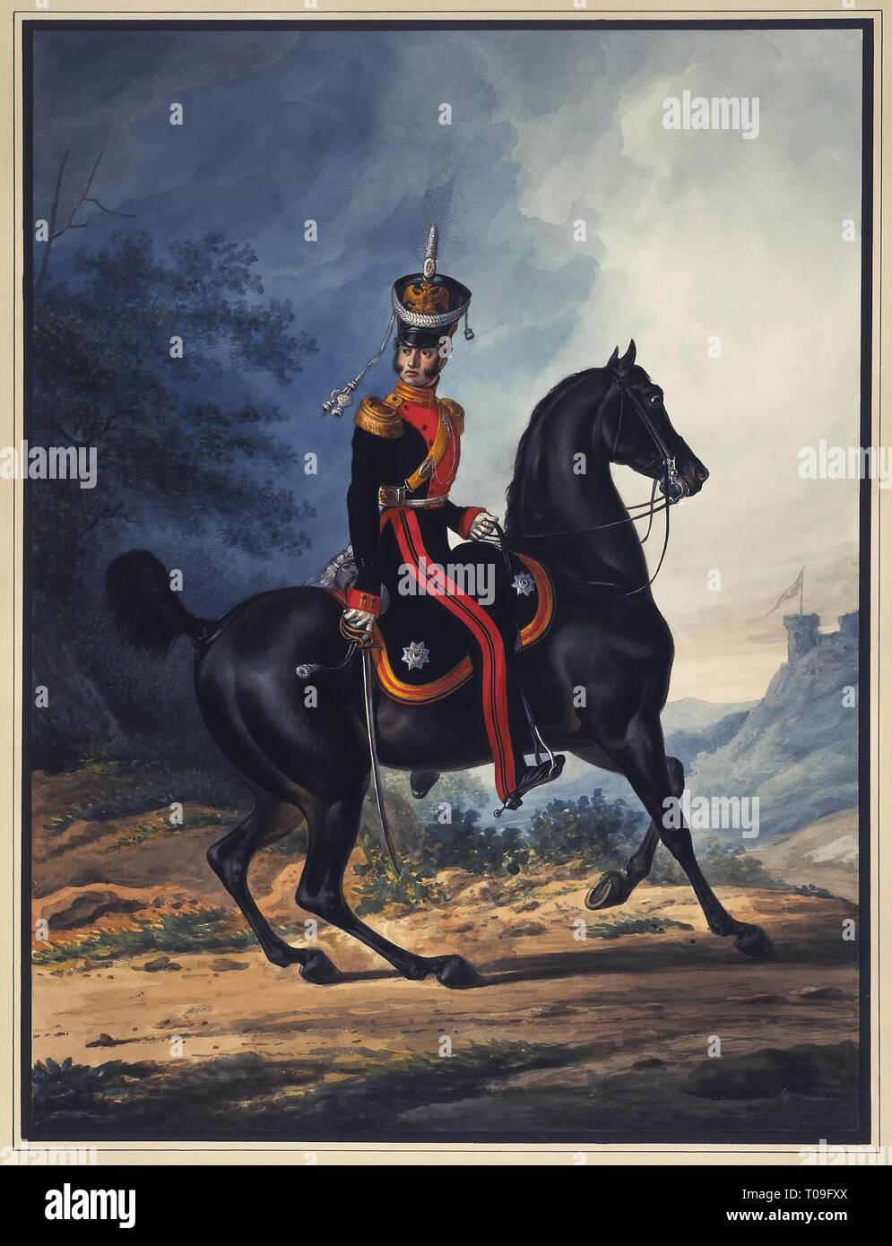'Field-Officer of the Life-Guards Dragoon Regiment'. Russia, Between ...